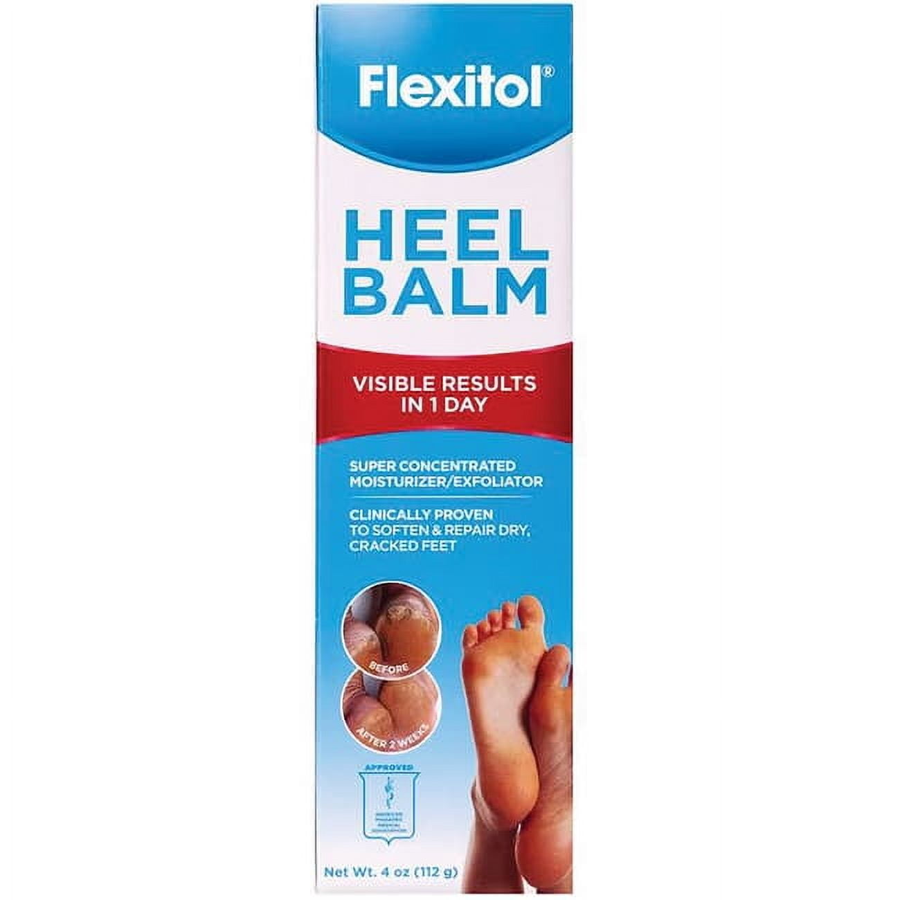 Flexitol Foot Ointment for Cracked Heels and Healthy Feet, 4 oz Tube ...