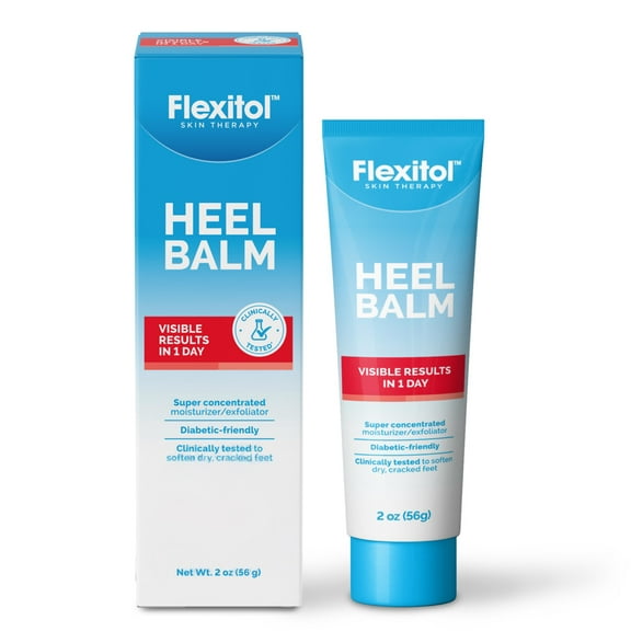 Flexitol Foot Ointment for Cracked Heels and Healthy Feet, 4 oz Tube ...