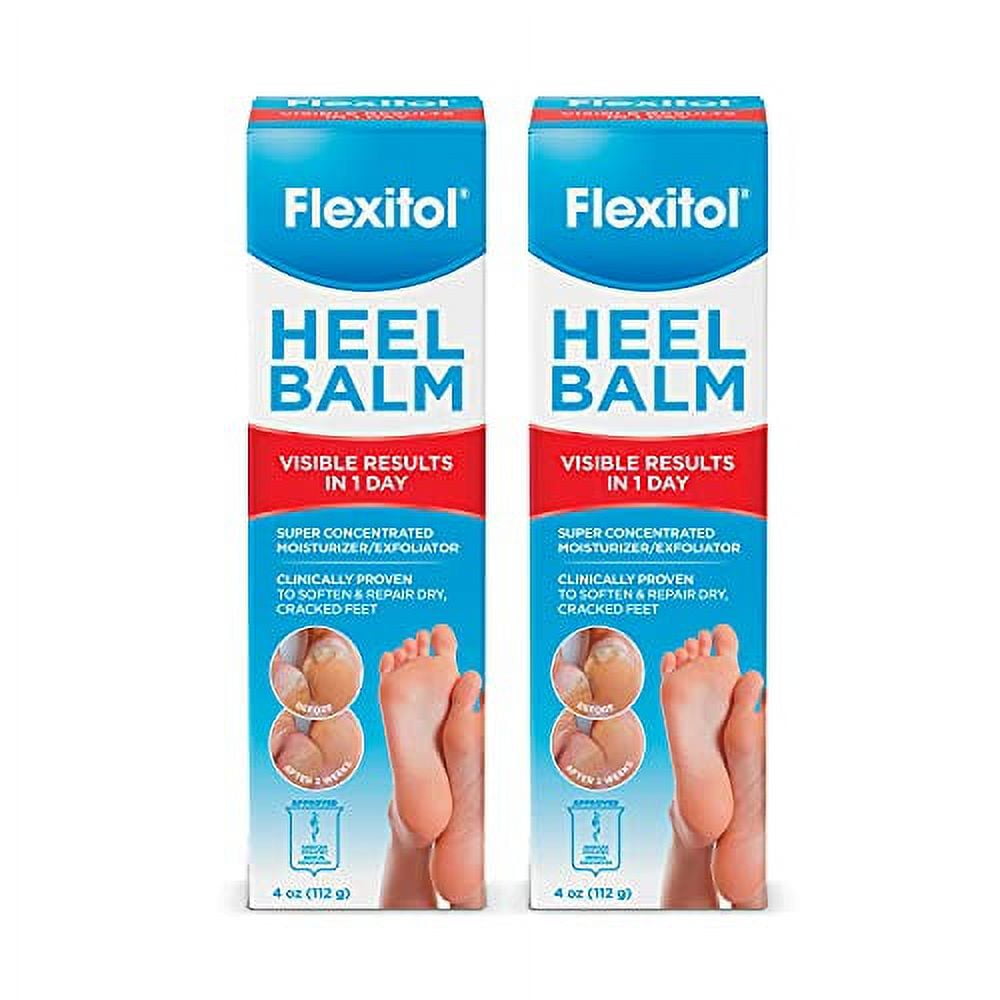 Flexitol Heel Balm, Rich Moisturizing & Exfoliating Foot Cream, 4 Oz ...