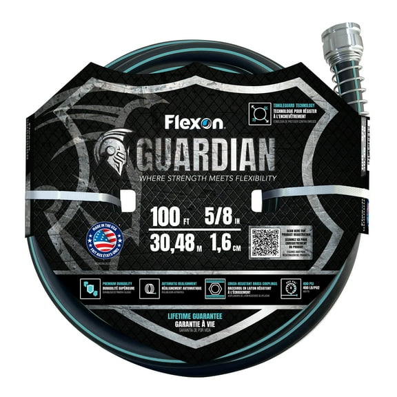 Flexon Flextreme 5/8 x 50ft Performance Rubber Garden Hose, High Burst ...