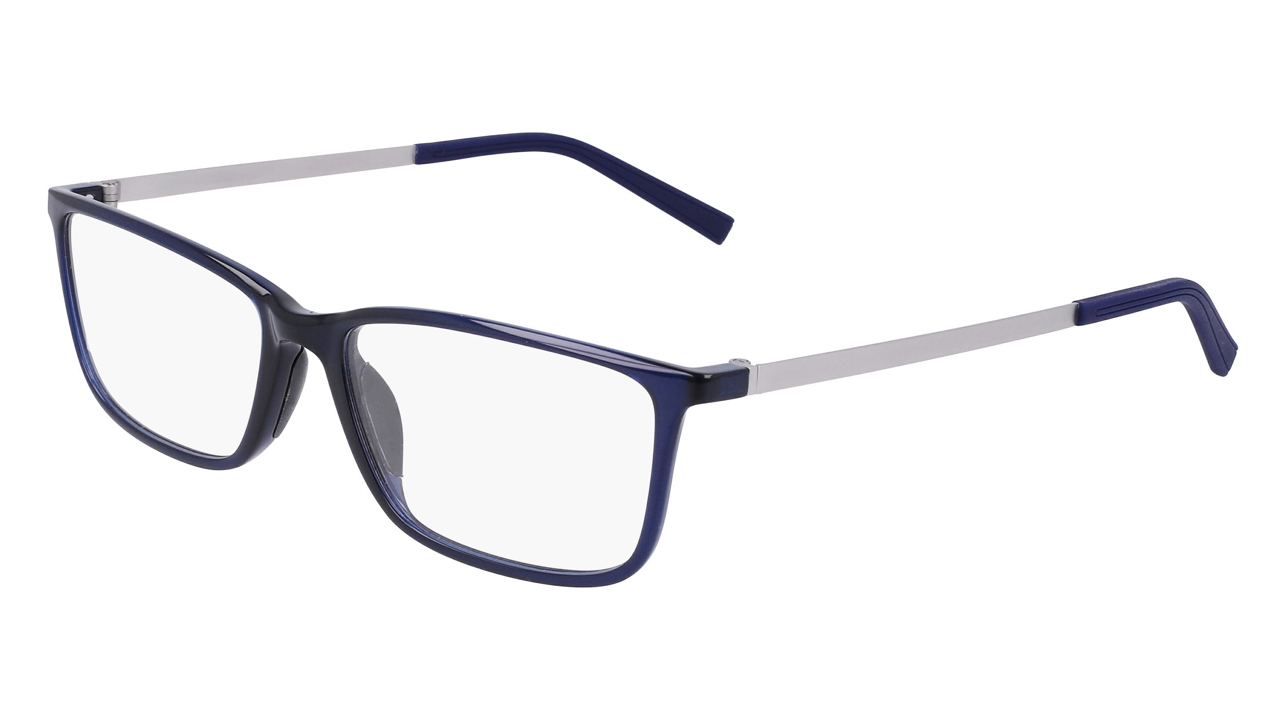 Flexon FLEXON EP8014 410 Men's Shiny Navy Full Rim Eyeglasses - Walmart.com
