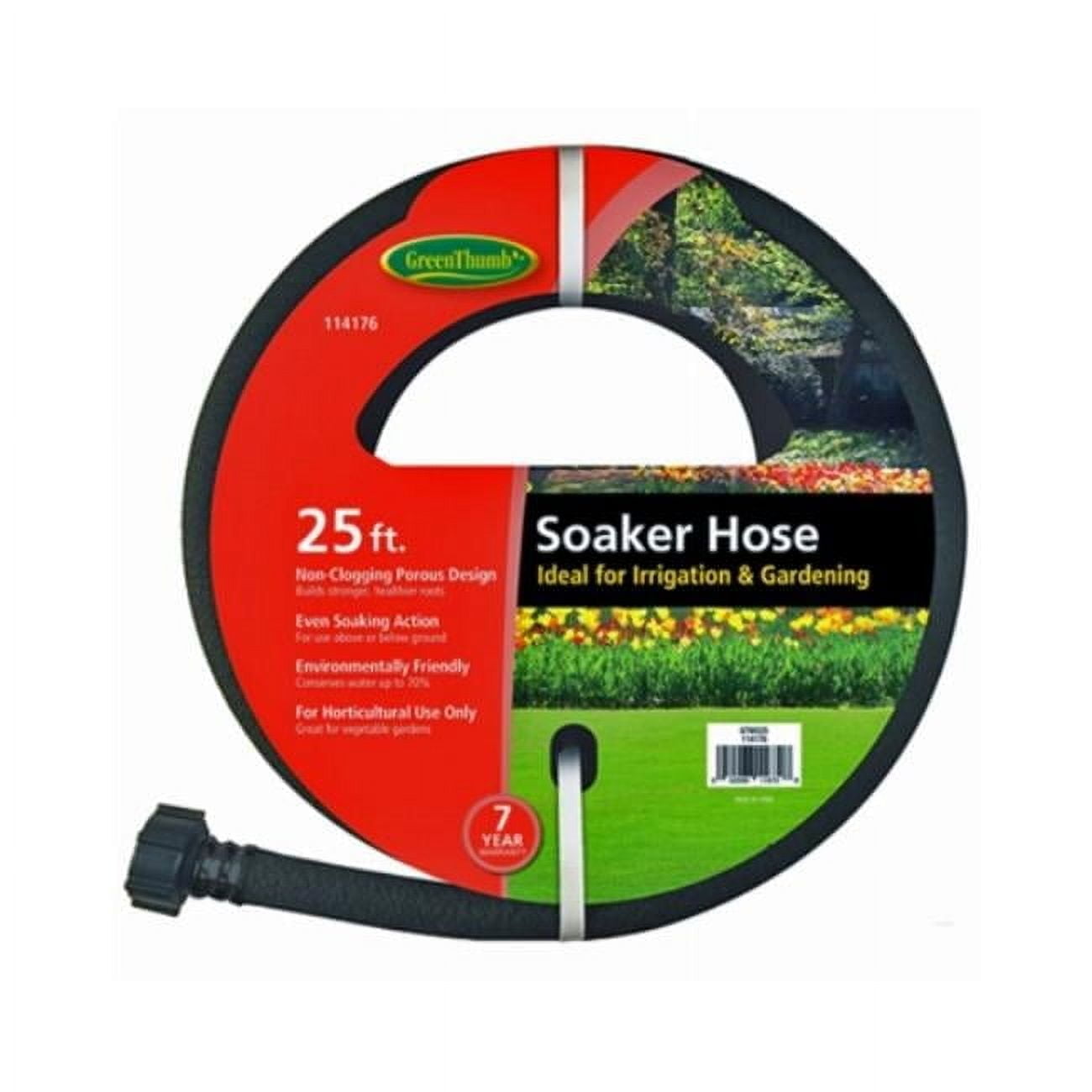 Flexon Industries 114176 25 ft. Green Thumb Soaker Hose - Walmart.com