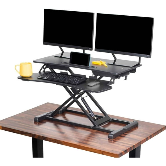 Flexpro Hero 32 Inch Standing Desk Converter, for Office and Home ...