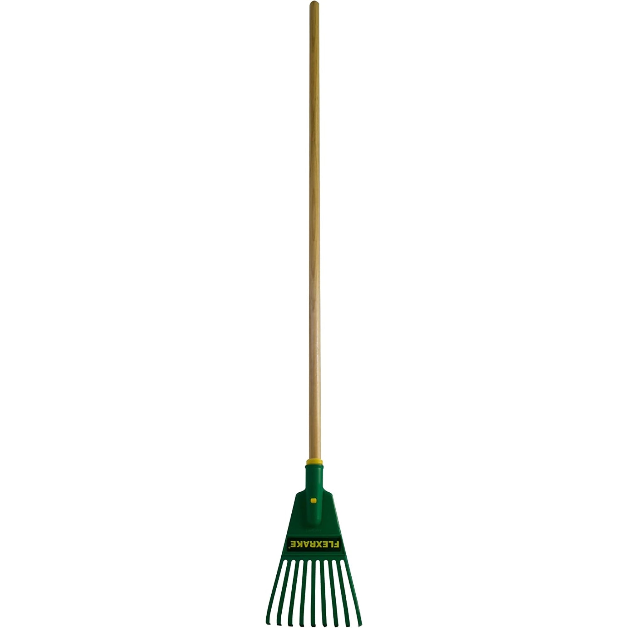 Flexrake Shrub Rake with 7" ActionPoly Head & 48" Wood Handle - Walmart.com