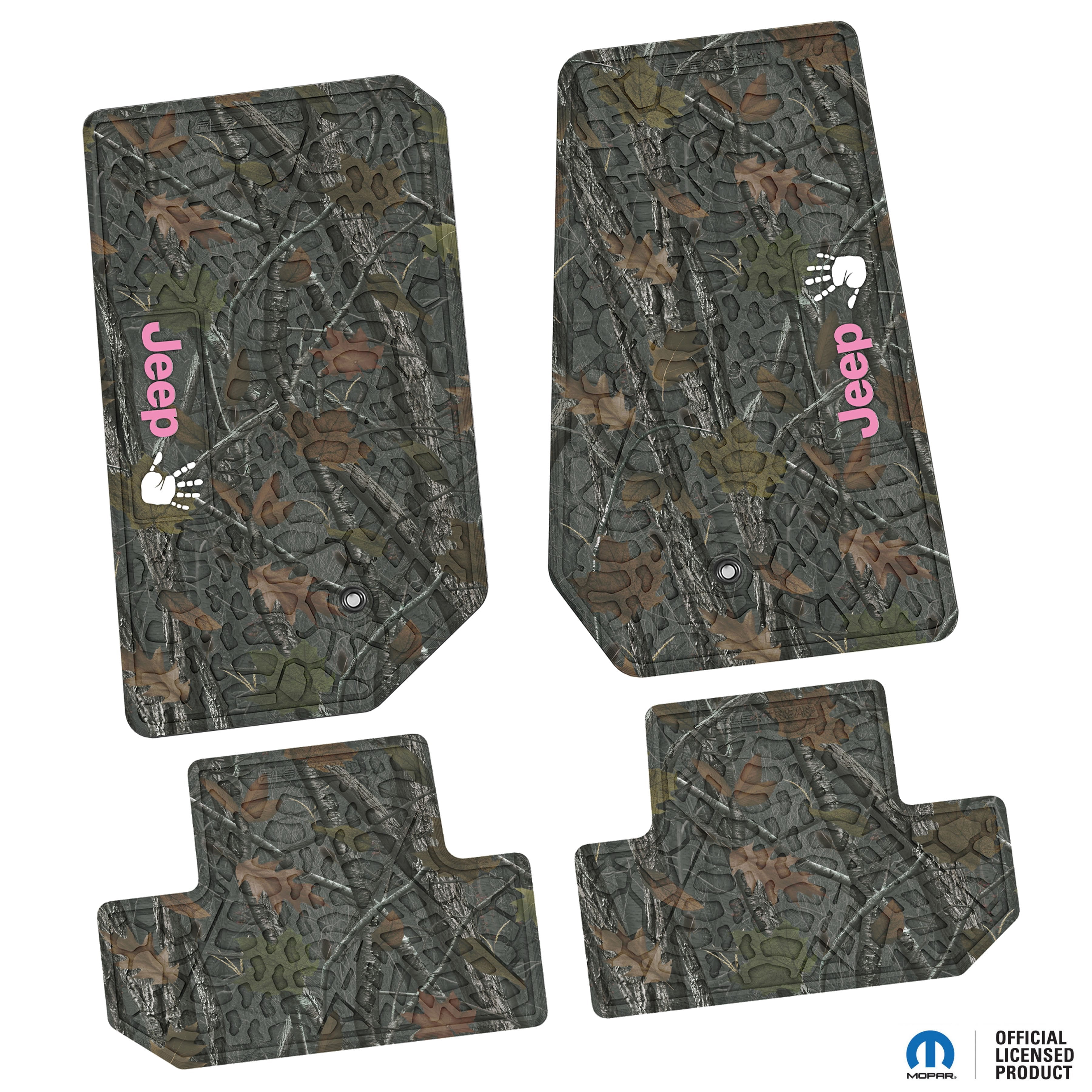 Flextread Floor Mats for 07-13 Jeep Wrangler JK 2-Door - Mopar Licensed ...