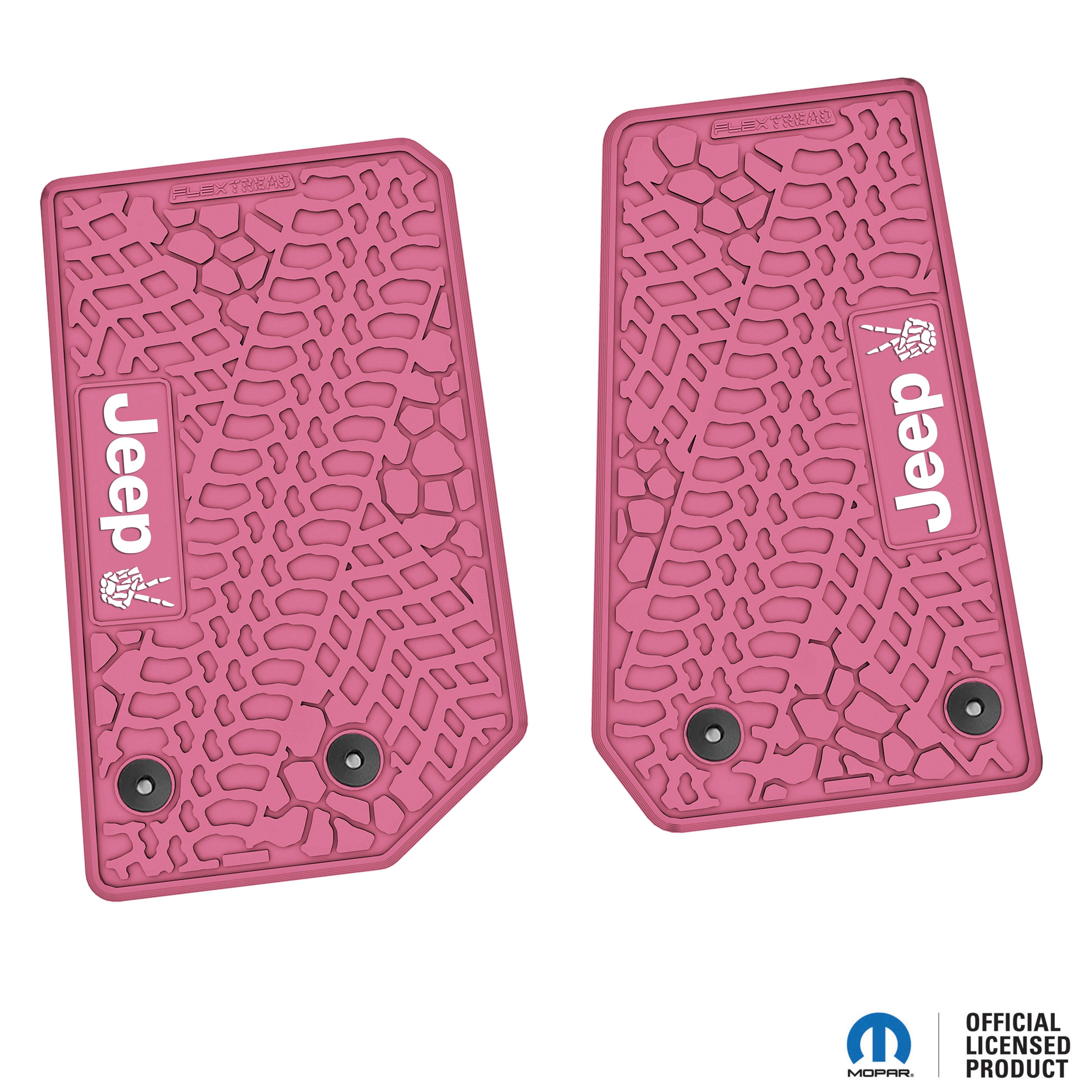 Flextread Floor Mats for 14-18 Jeep Wrangler JK 2-Door - Mopar Licensed ...