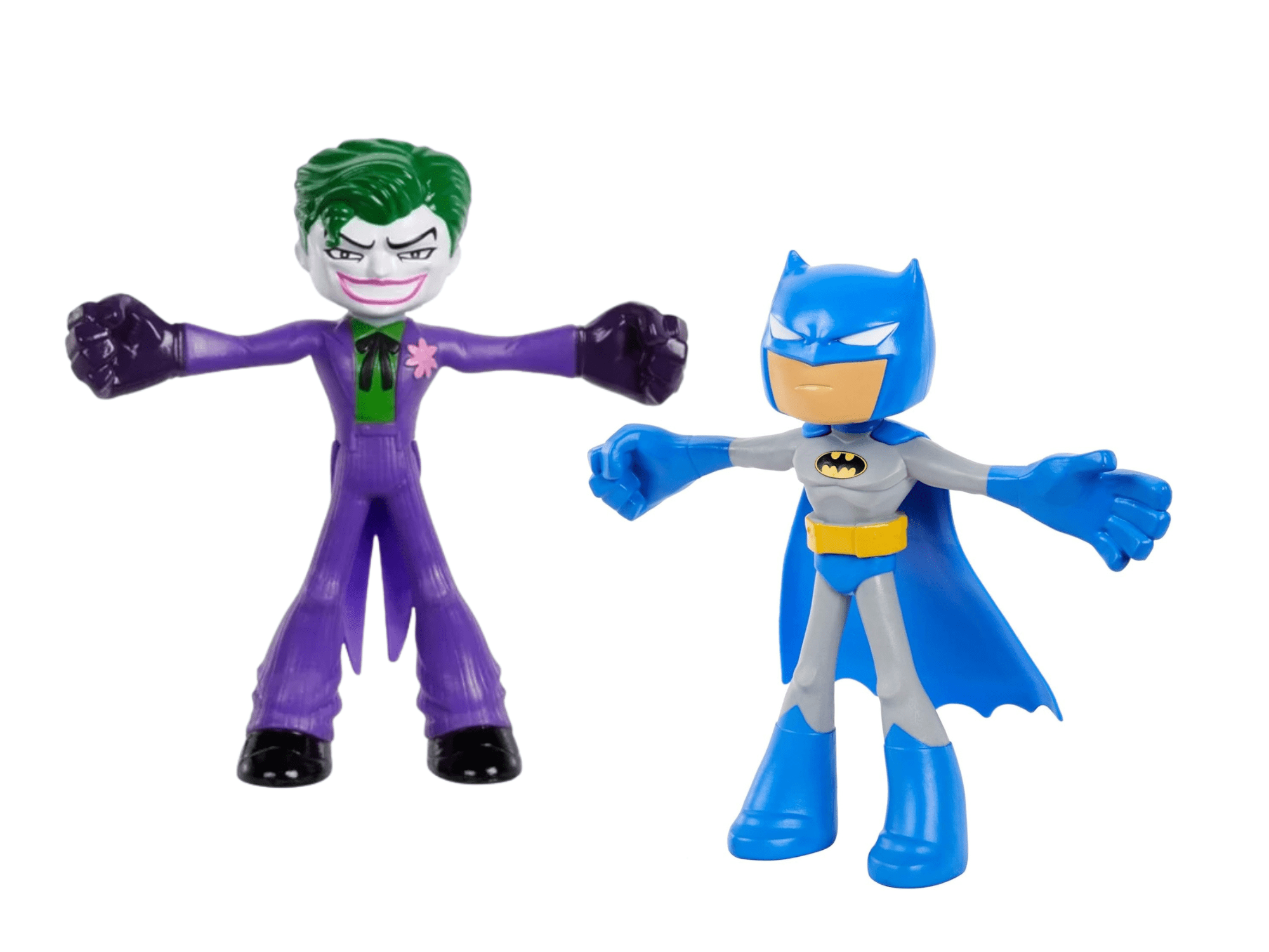 Flextreme! DC Justice League: THE JOKER & BATMAN Bendable Figures ...