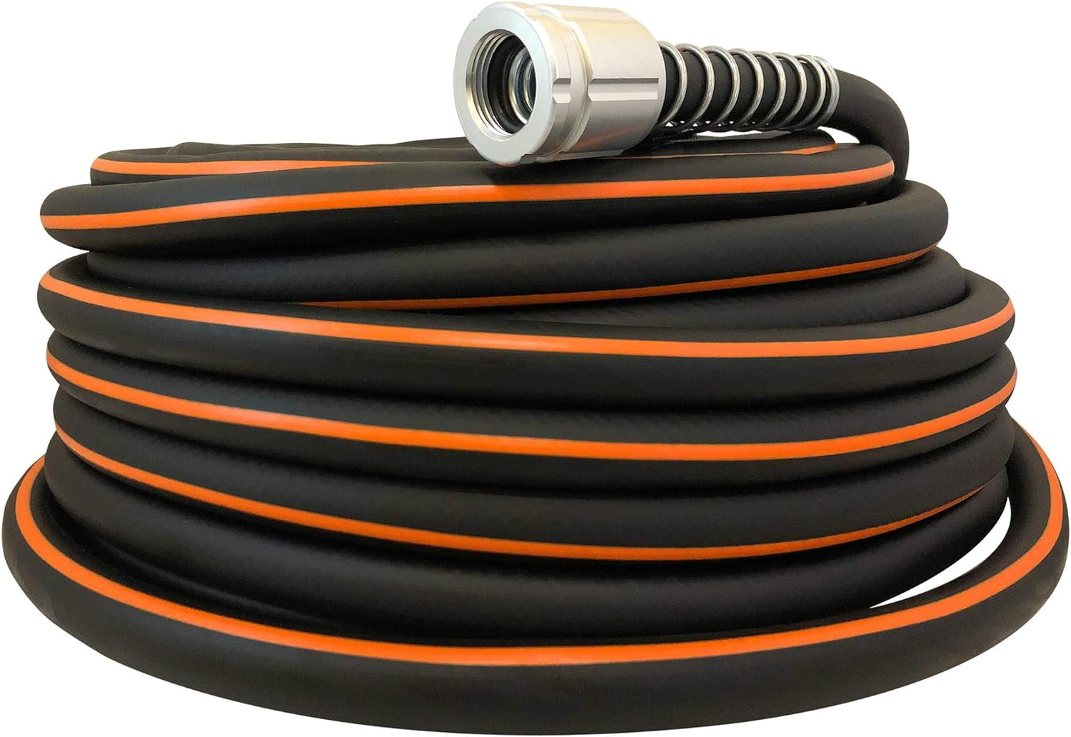 Flextreme Pro Performance Rubber Garden Hose, 100 ft, Black - Walmart.com