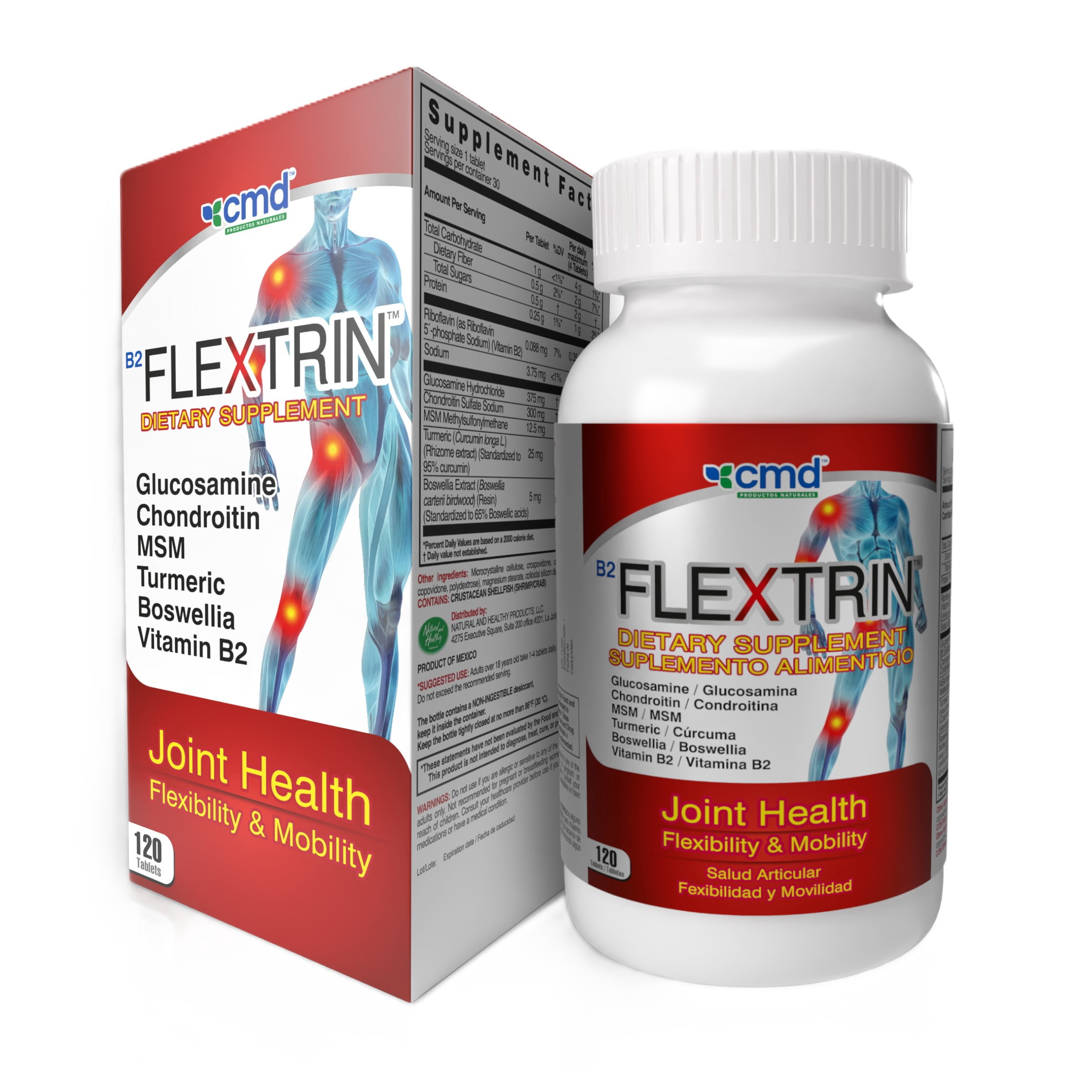 Flextrin Joint Pain Relief Tablets, 120 Count - Walmart Business Supplies
