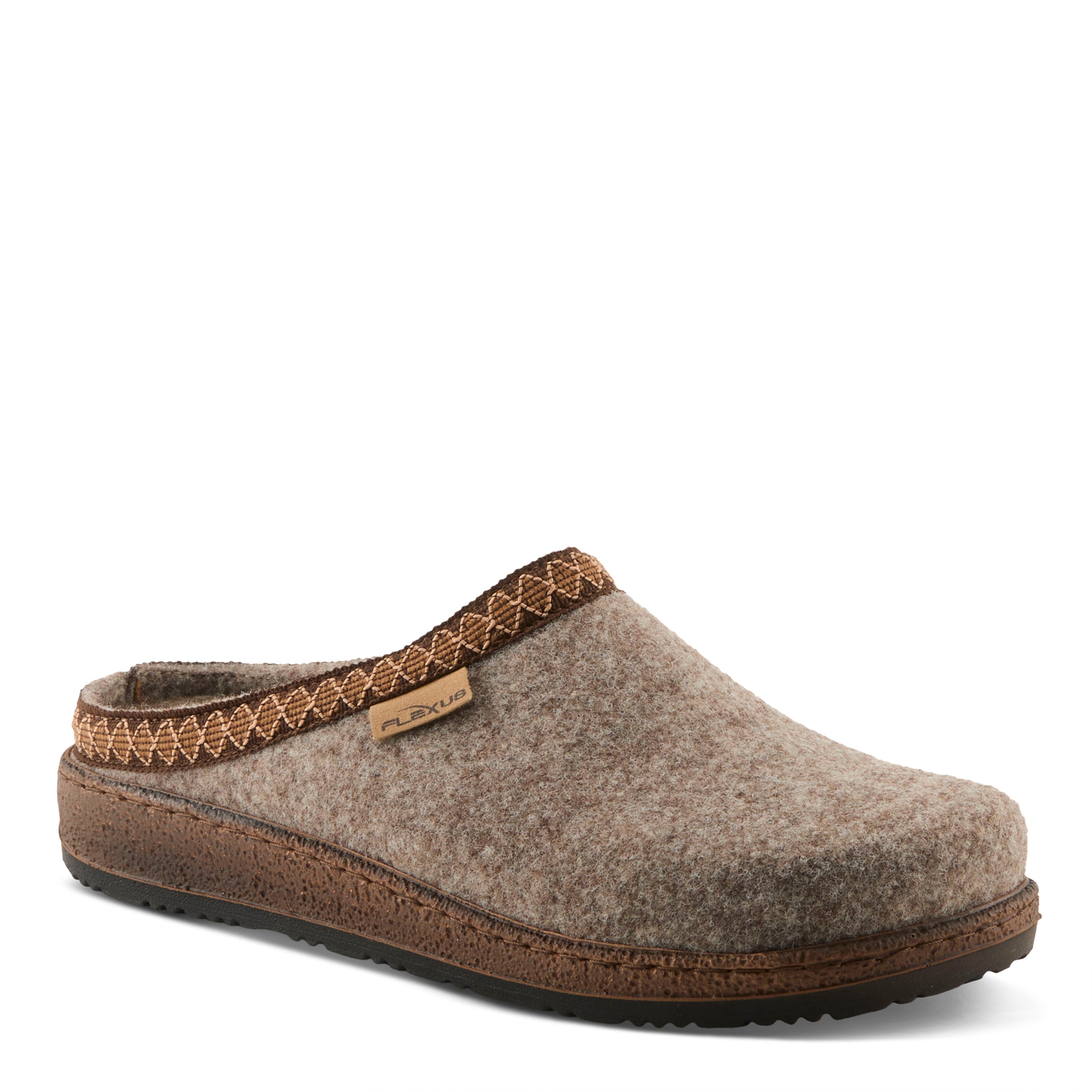 Flexus Snuggee Women’s Felt Clog Slippers with Removable Insoles and ...