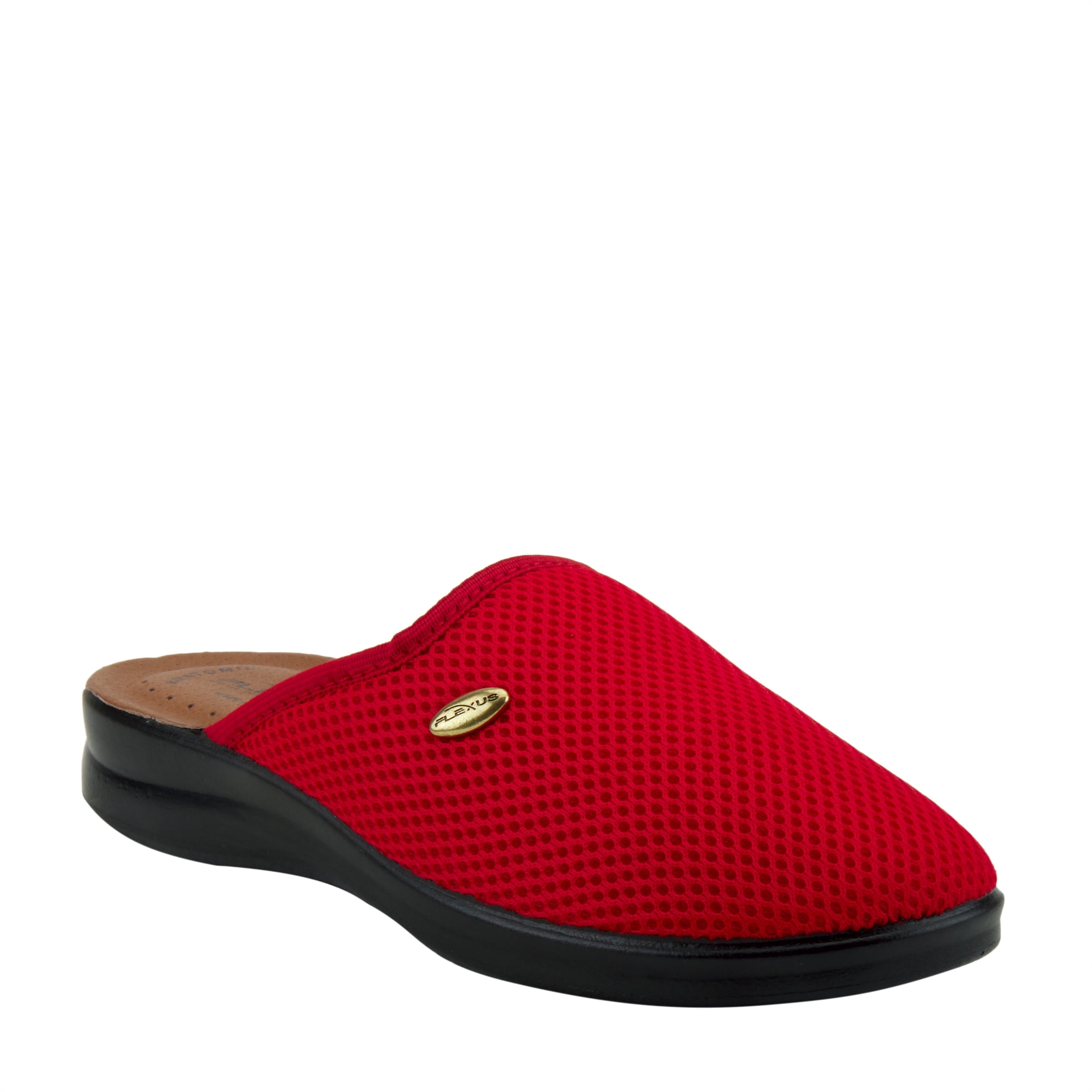 Flexus Spring Step Scuff Slippers for Women | Lightweight Leather Home ...