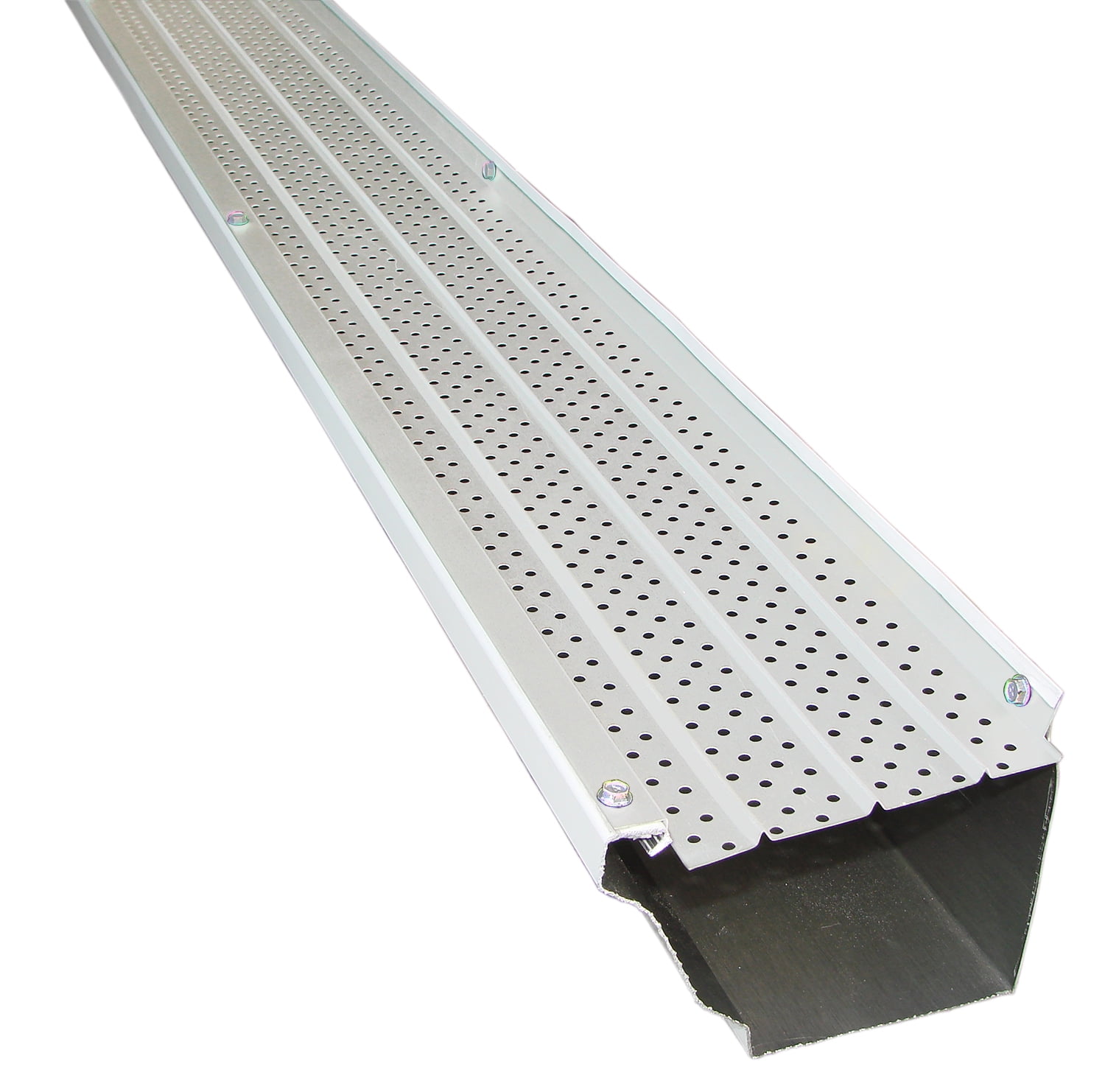 FlowGuard USA Made Professional DIY 5 Inch 50-Year Gutter Cover System ...