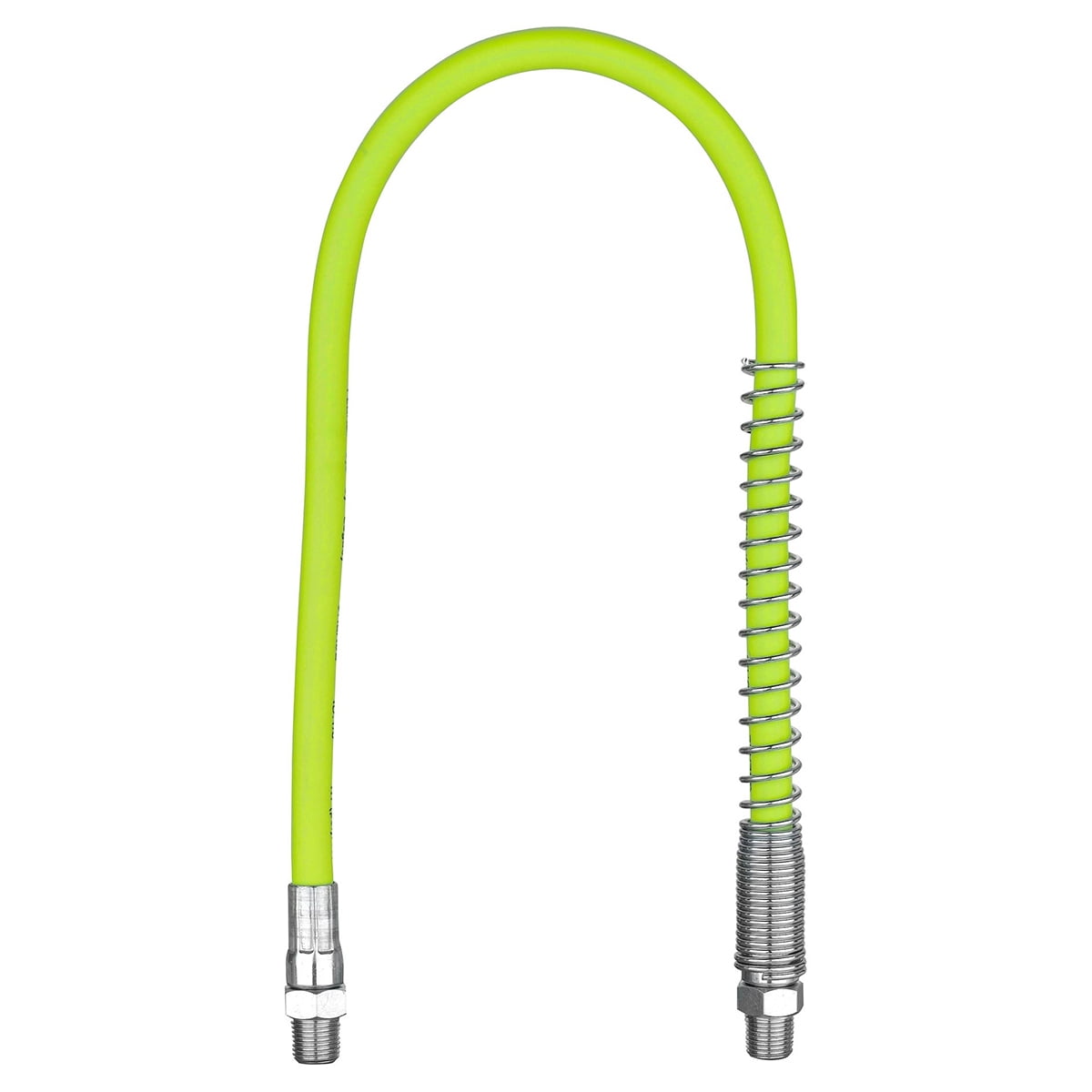 Flexzilla(TM) 18" Grease Hose, 1/8" MNPT Ends, Spring Guard L2955FZSP ...