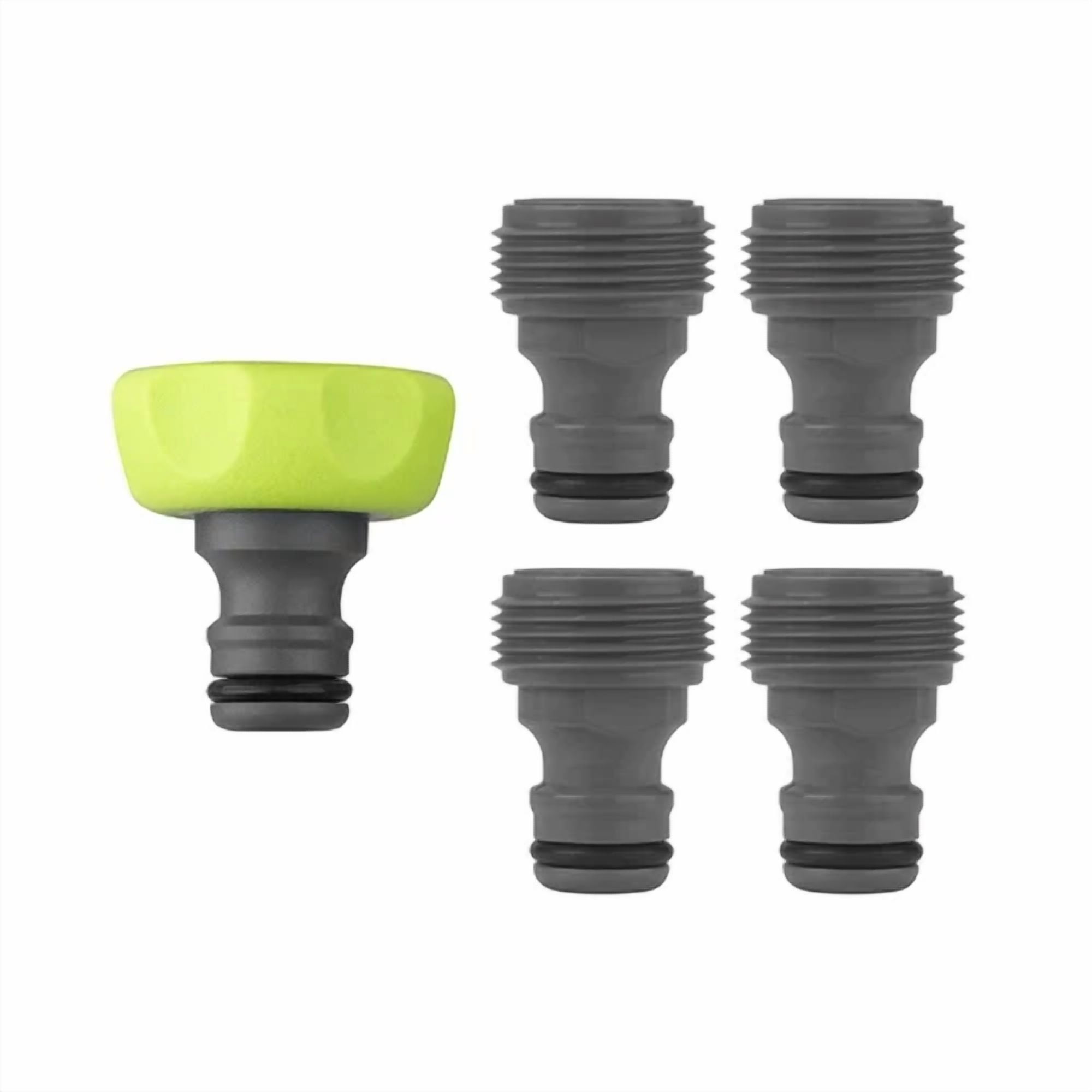 Flexzilla Hfzgak13 Garden Hose Quick-Connect Fittings, 5-Piece Plug Kit ...