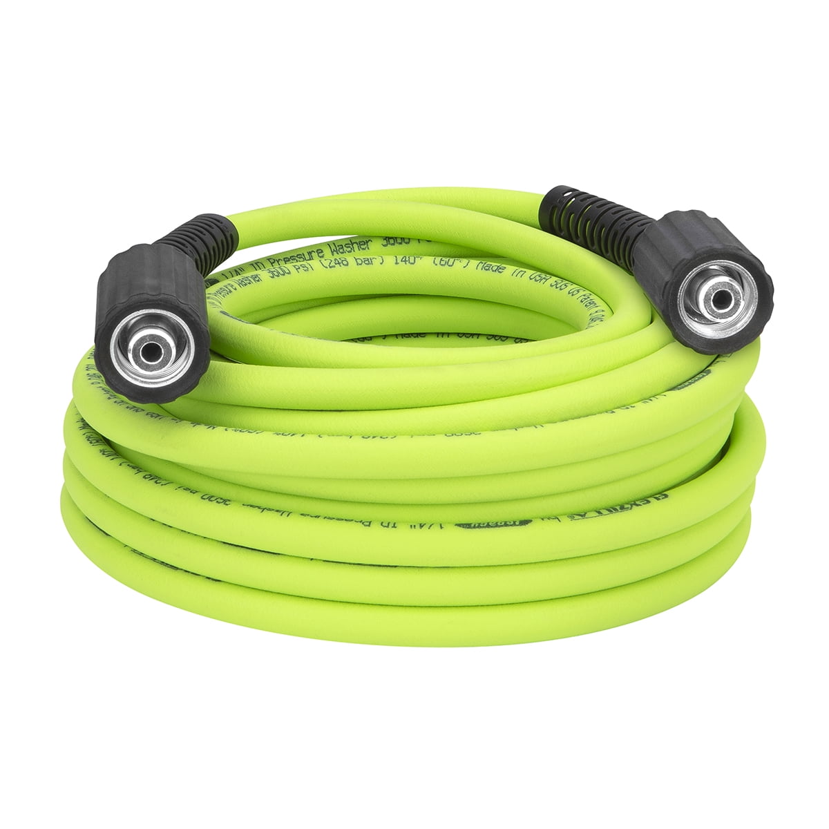 Flexzilla Pressure Washer Hose, 1/4 in. x 50 ft., 3600 PSI, M22 ...