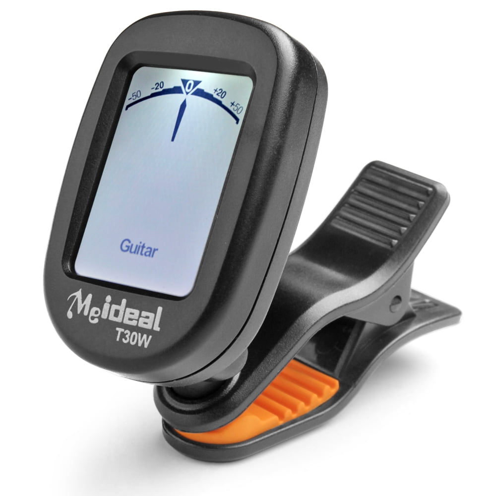 Flexzion Guitar Tuner Clip on Digital Chromatic Tuning Electronic ...