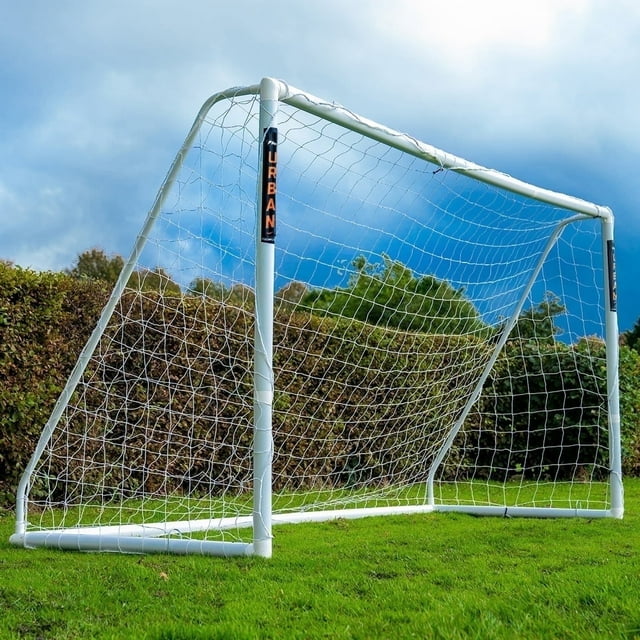 Flick Urban Backyard Soccer Goal 12 ft x 6 ft Large Outdoor Soccer Goal ...