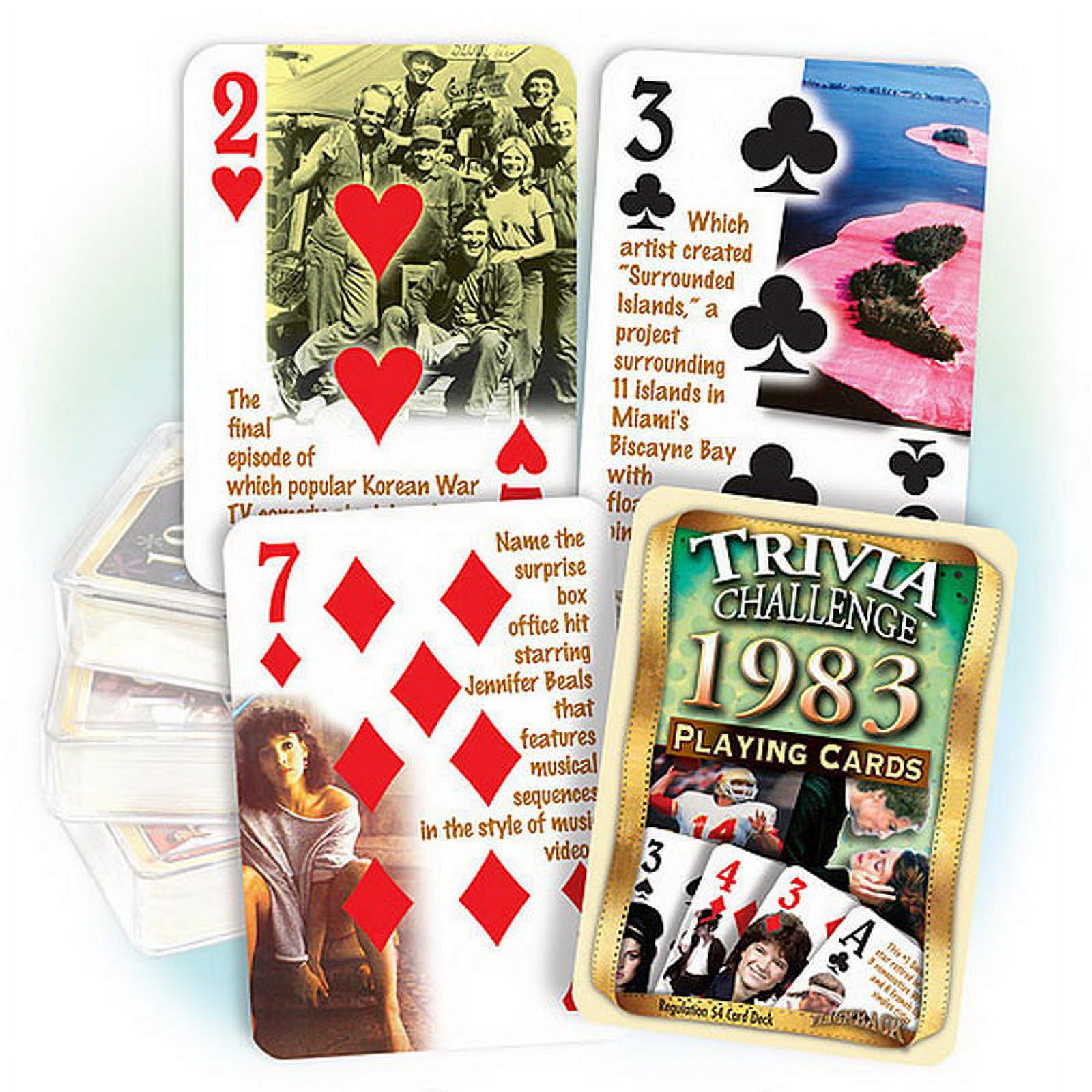 Flickback 1983 Trivia Challenge Playing Cards: Great Birthday or ...