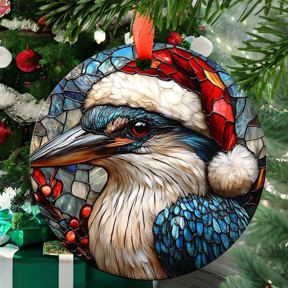 Flicker Bird 3 Ceramic/Acrylic Christmas Ornament, Warm Fall Feast ...