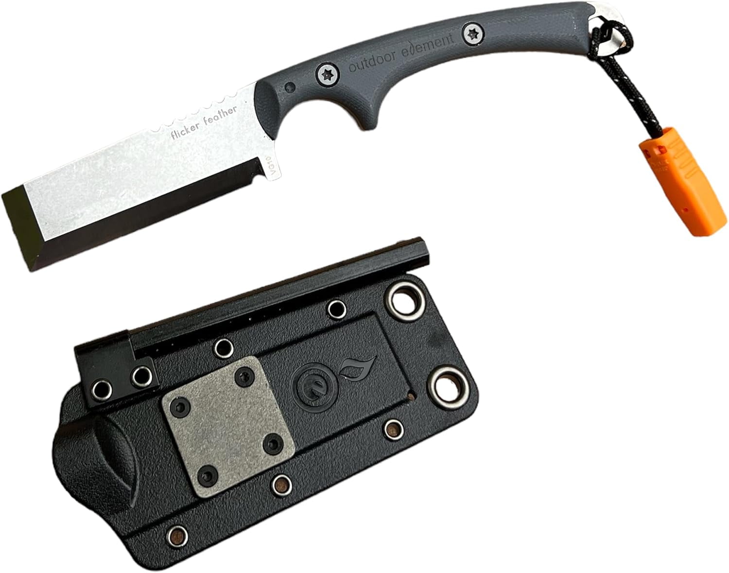 Flicker Feather - Left Handed - Survival EDC Chisel Blade - Camping ...