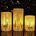 Flickering Flameless Candles Battery Operated with 6 Hours Timer, Real ...