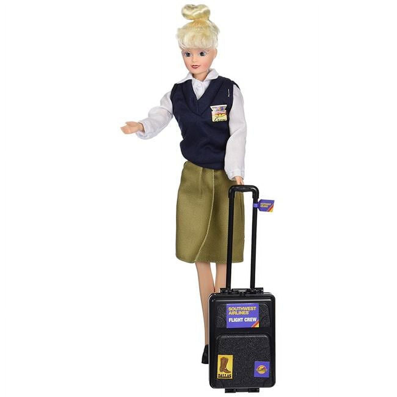Daron Flight Attendant Dolls - Female Pilot Doll for Children's ...