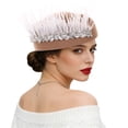 Flight Attendant Hat Jeweled Design Beret 11 Elegant Color Unisex ...