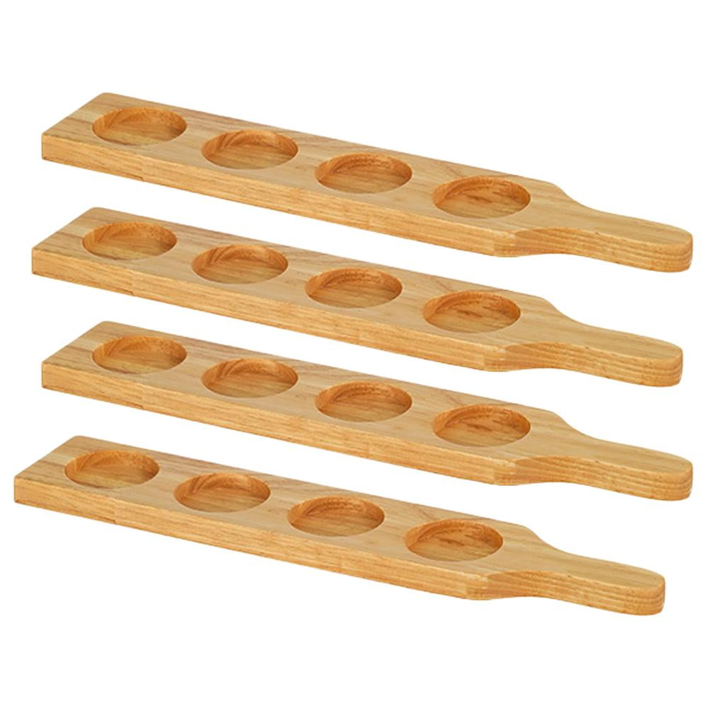 Flight Board for Tasting,Beer Flight Tasting Serving Tray,4 Slots ...