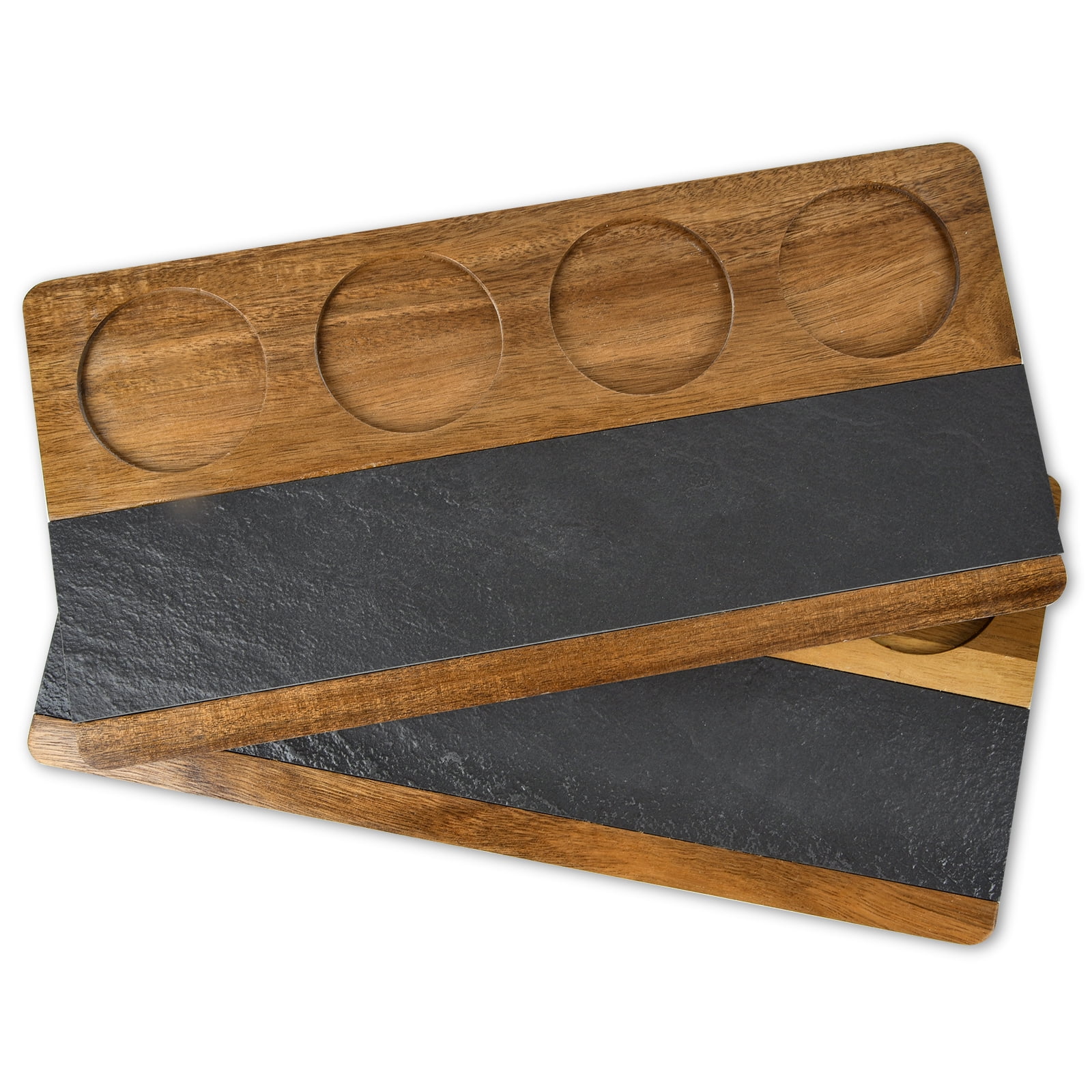 Flight Board, Whiskey Tasting, Beer Flight Board with Writable Stones ...