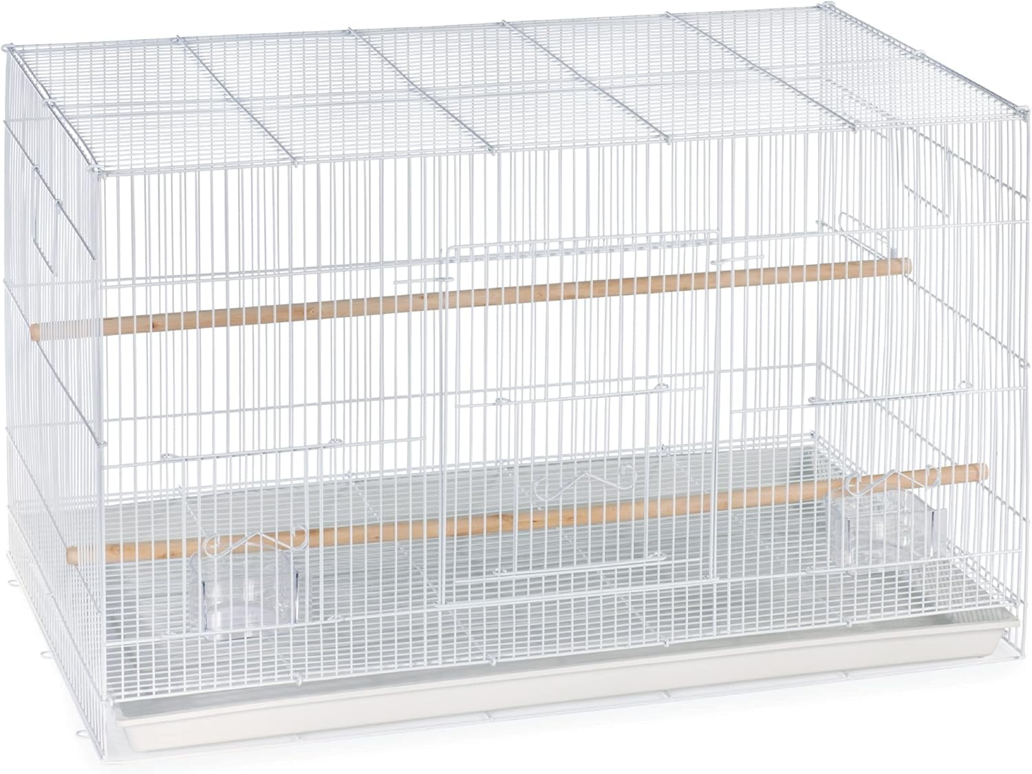 Flight Cage Metal Steel Bird Crate, Multi-Bird Home Stackable Cage for ...