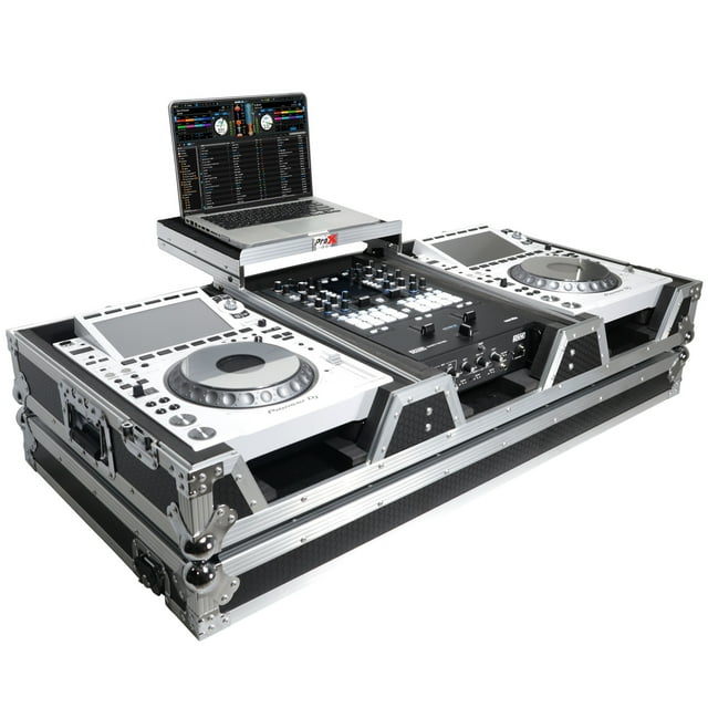 Flight Case DJ Coffin for Pioneer Mixer DJM-900NXS2 and 2 CDJ-3000 W ...