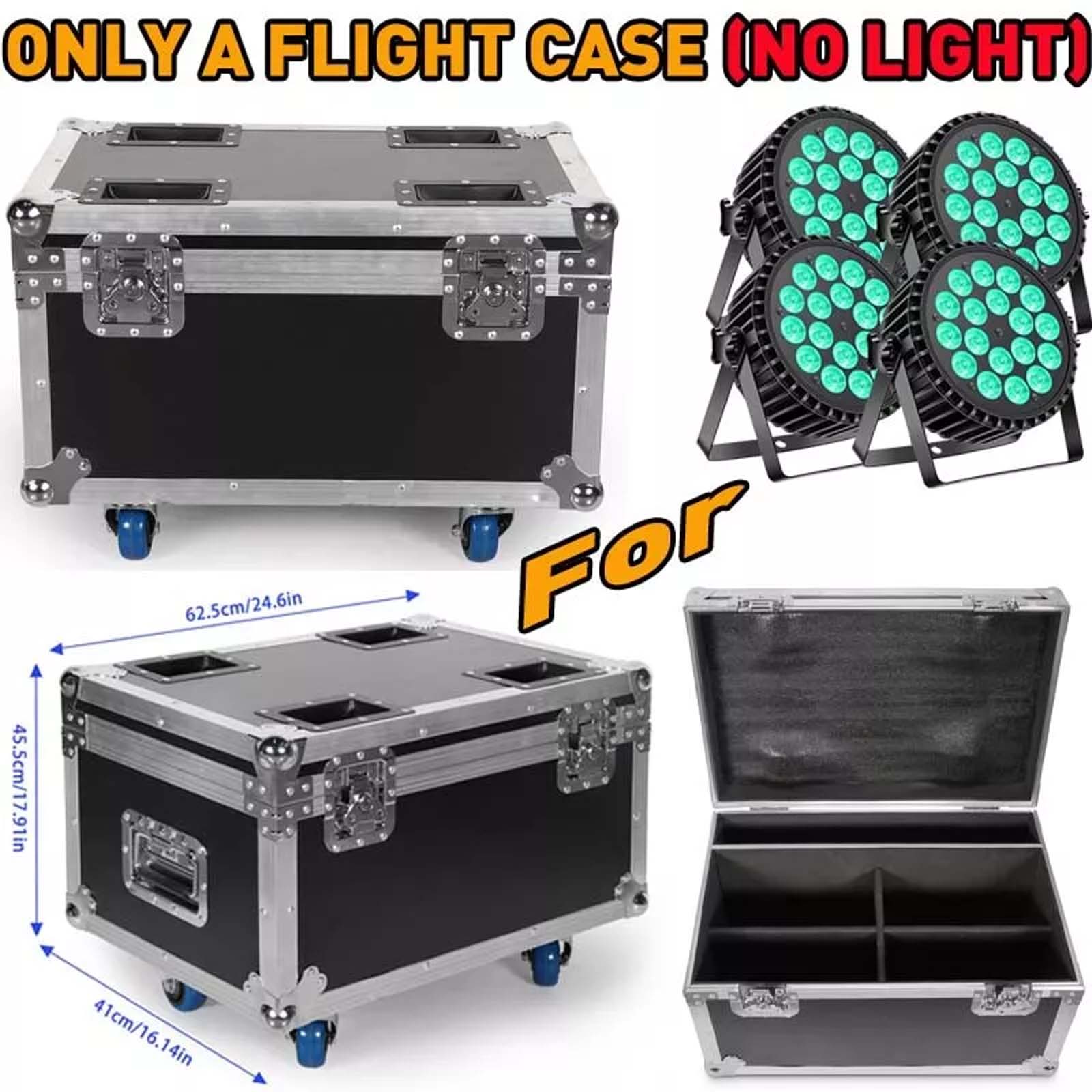Flight Case for 18LED Stage Light ,Airline Case Heavy-duty Gator Case ...