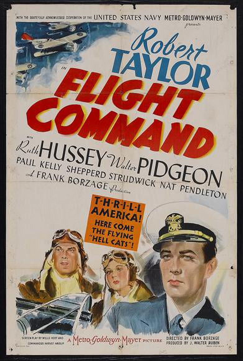 Flight Command POSTER (27x40) (1940) (Style B) - Walmart.com