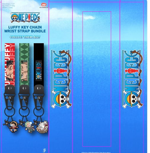 Flight Crew Tags + Key Chains- One Piece- Luffy - Walmart.com
