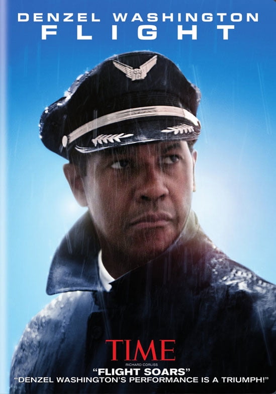 Denzel Washington Flight Poster