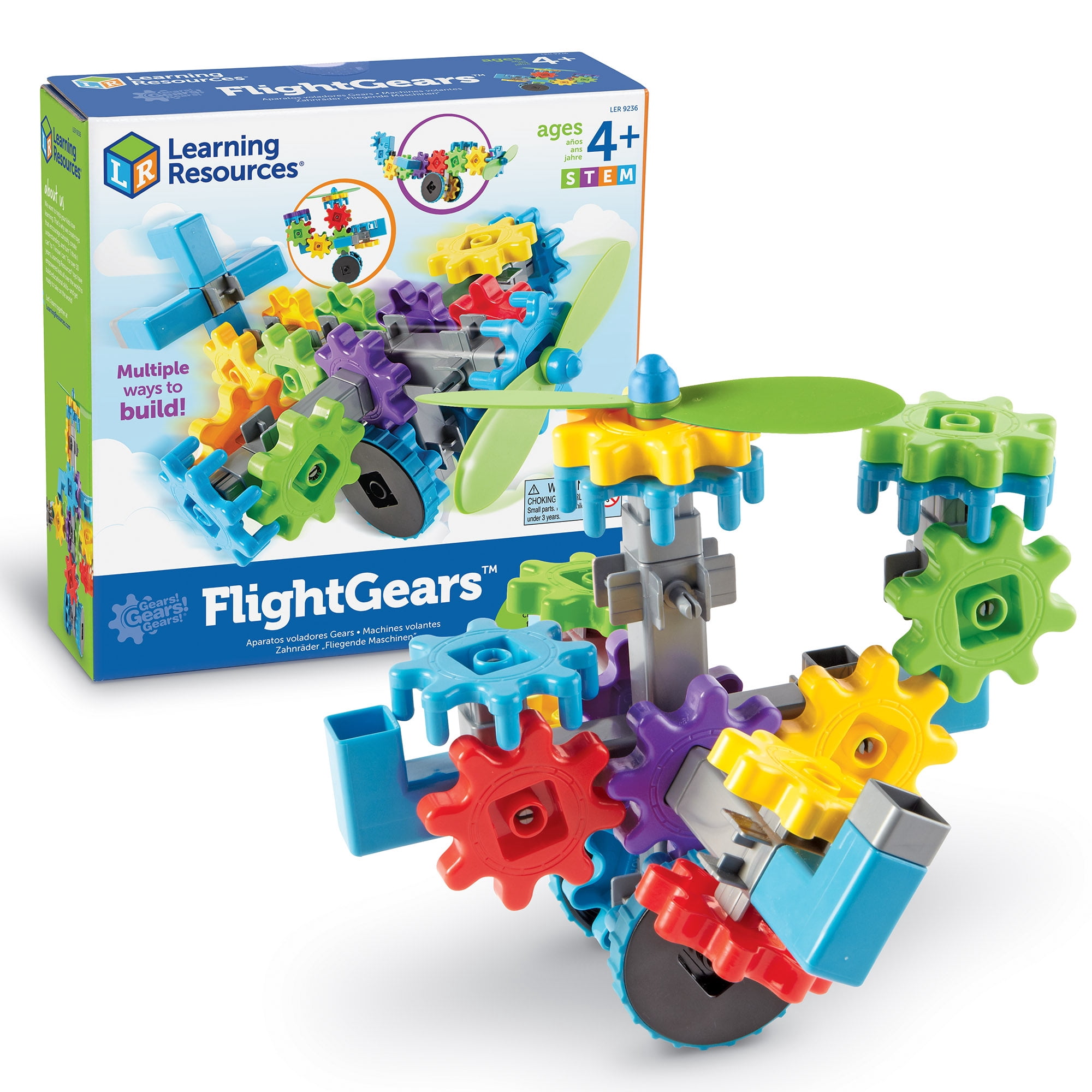 Learning Resources Gears! Gears! Gears! FlightGears, STEM Building Set ...