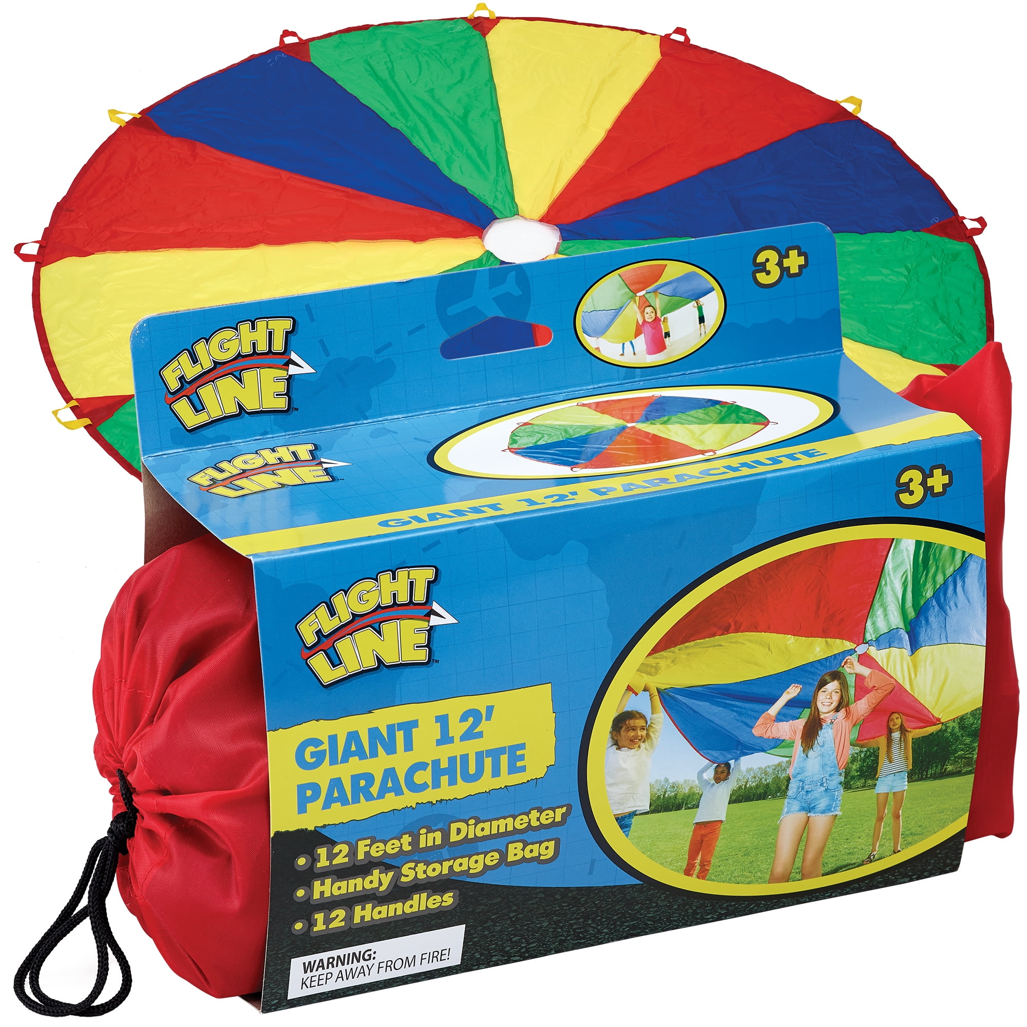 Flight Line: Giant 12' Parachute - Group Cooperative Games & Sports ...