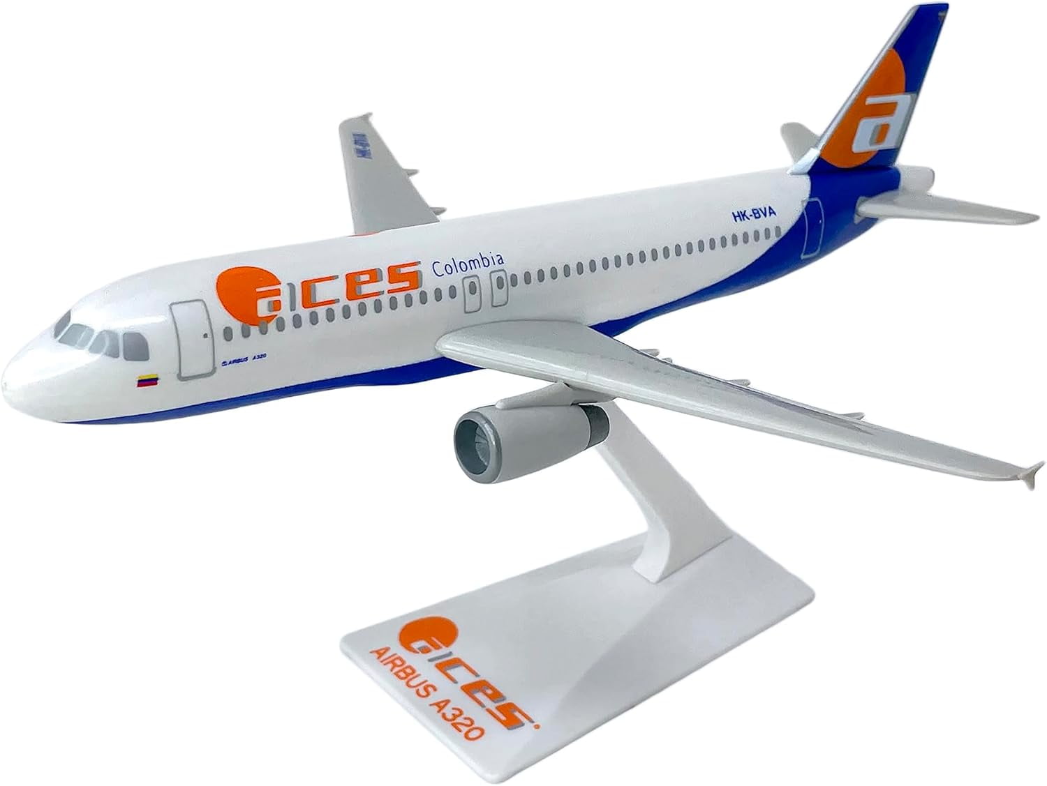 Flight Miniatures ACES Colombia A320-200 1:200 Snap-Fit Model Airplane ...