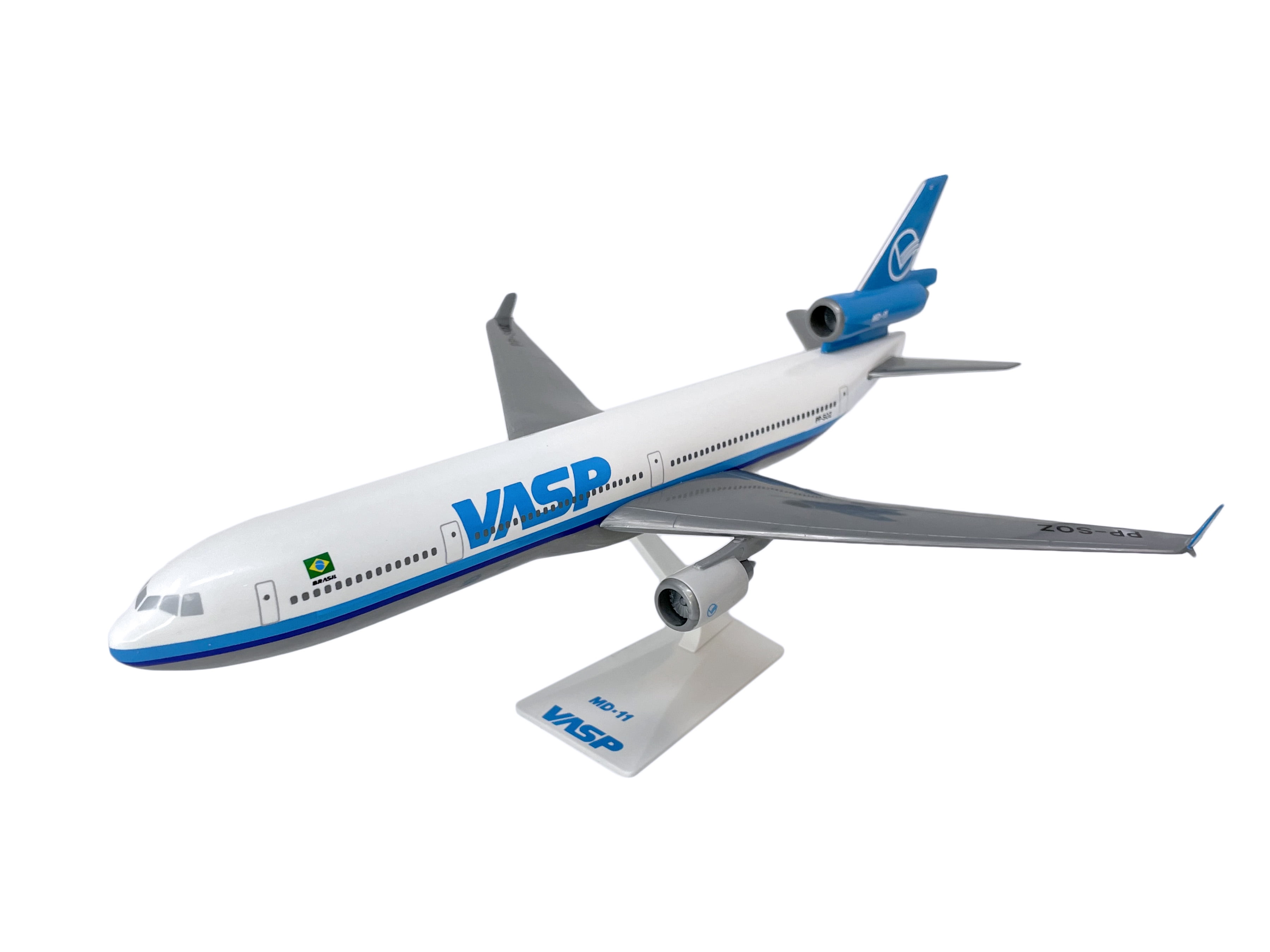 Flight Miniatures VASP MD-11 1:200 Scale - Plastic Snap-Fit Model ...