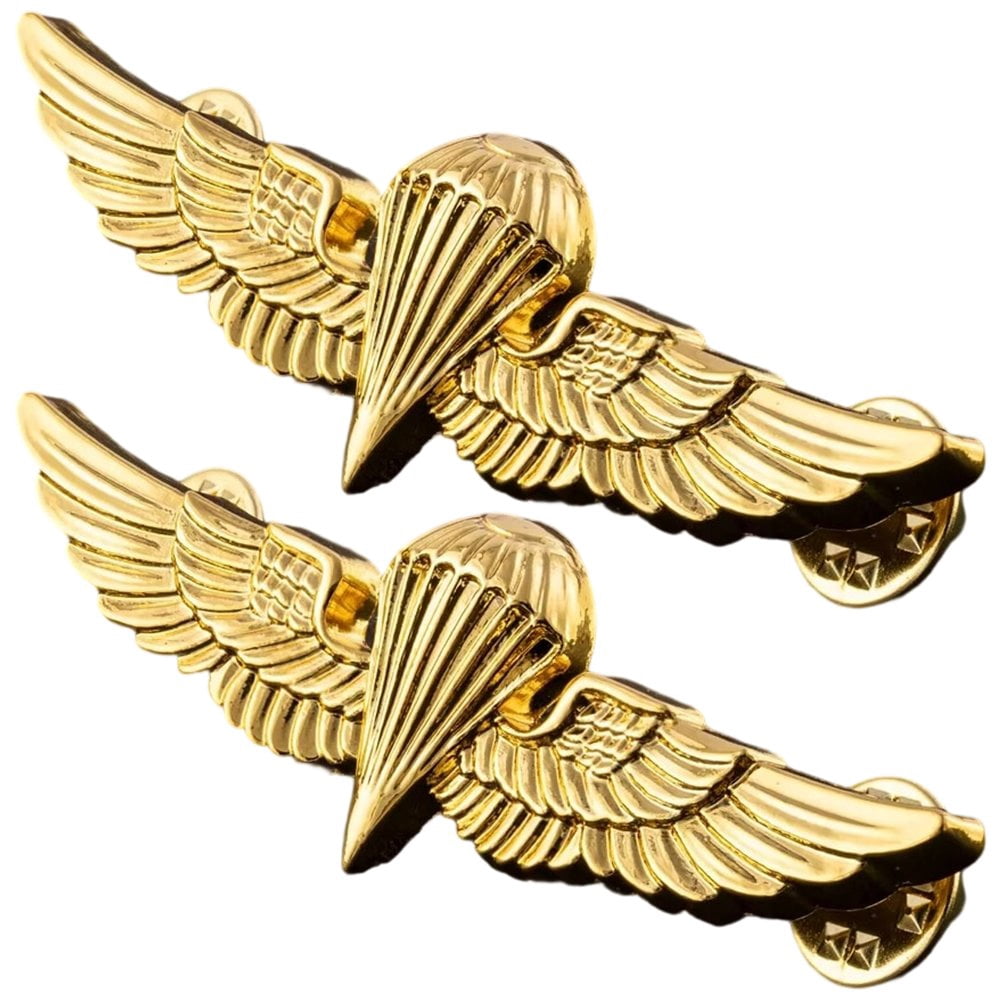 Flight Officer Wings Pins 2pcs Gold Pilot Badge Pins Golden ...
