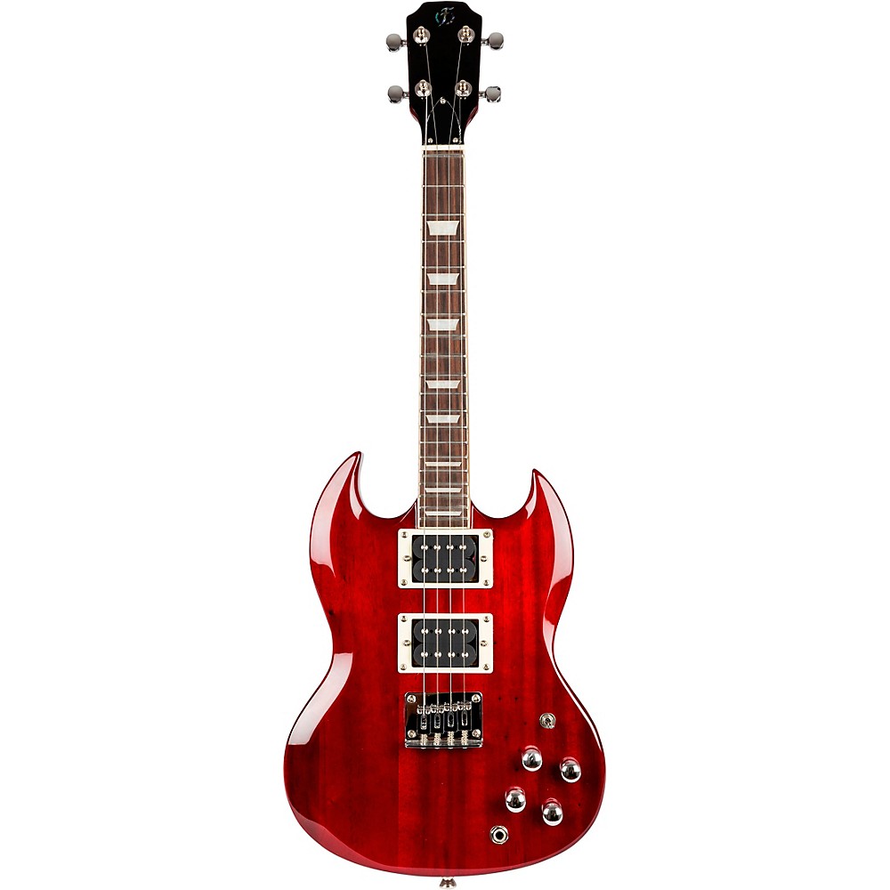 Flight Pioneer Solid Body Electric Ukulele Cherry Red - Walmart.com