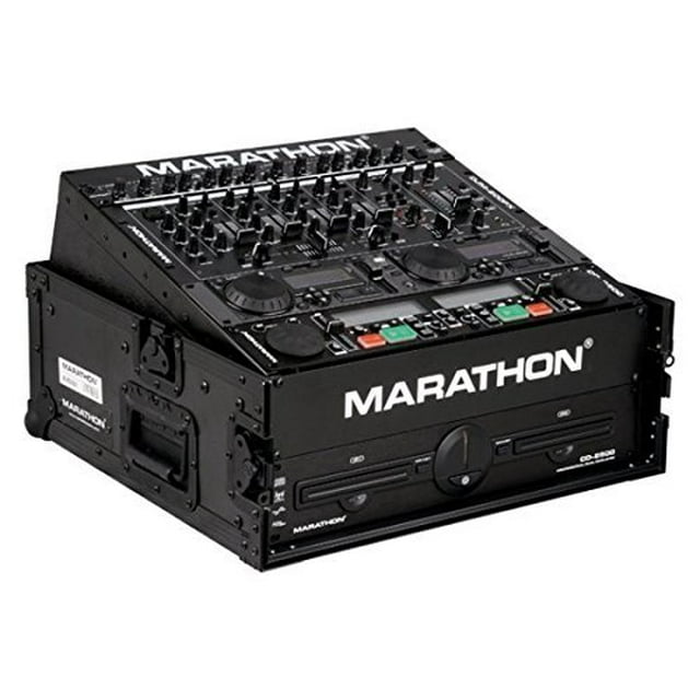 Flight Road Blk Series Case Ma-m2ublk Combo Case 10u Slant Mixer Rack ...