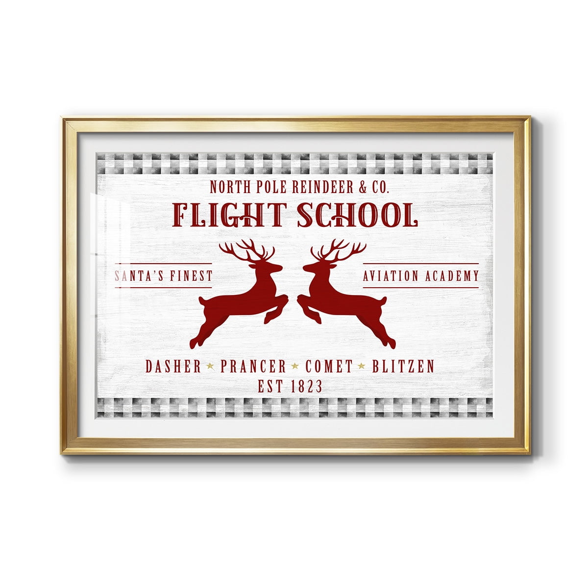 Flight School Premium Framed Print - Ready to Hang - Walmart.com