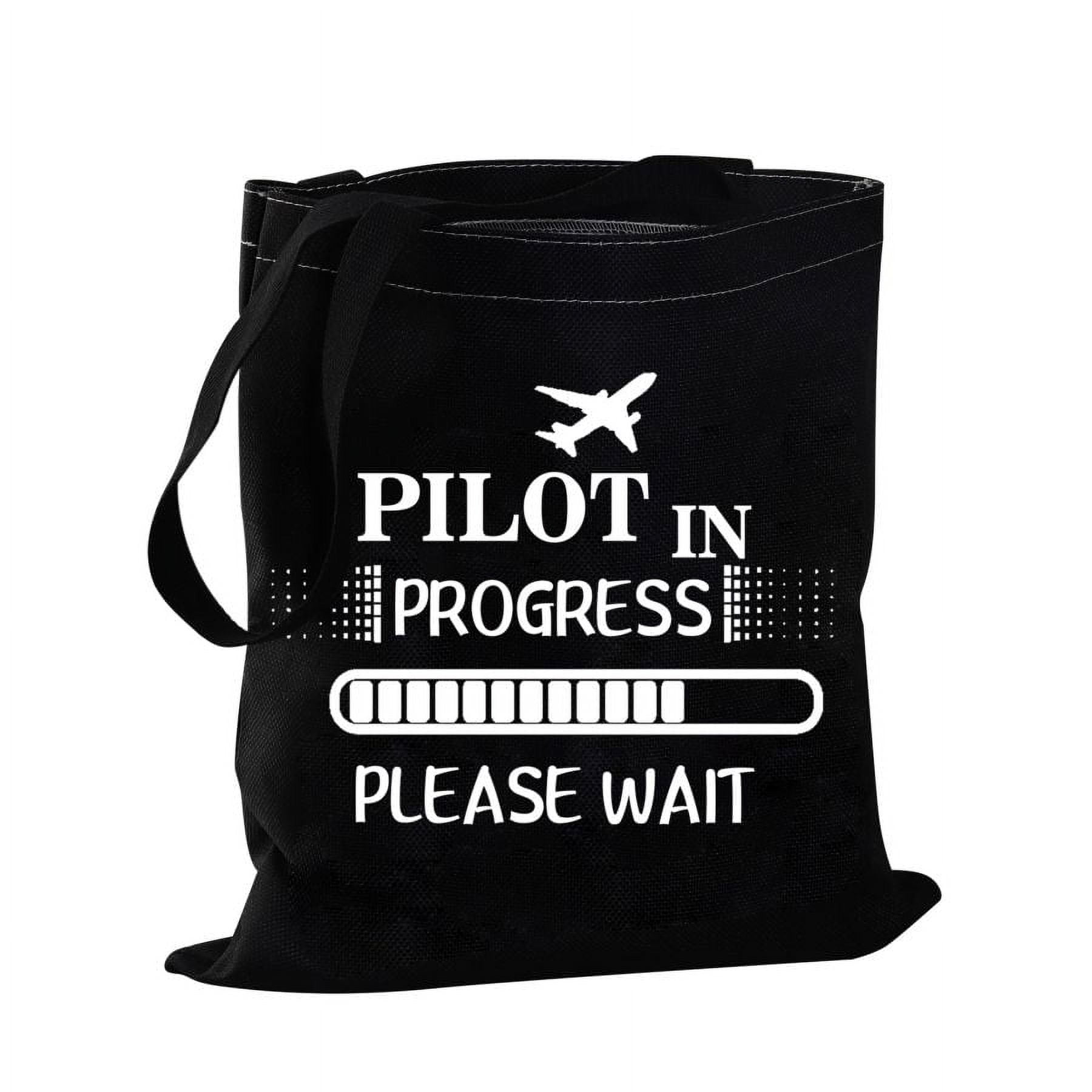 Flight School Student Gift Future Pilot Gifts Pilot In Progress Tote ...