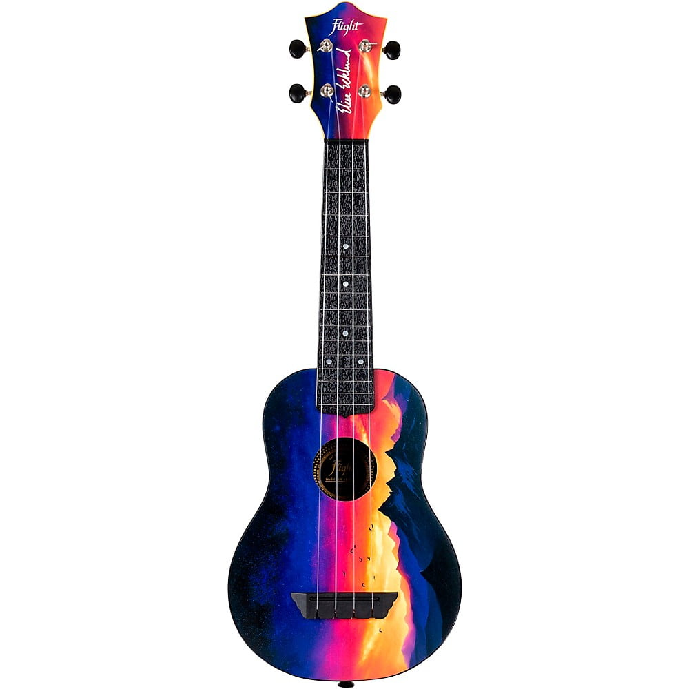 Flight TUS-EE Elise Ecklund Signature Travel Soprano Ukulele Sunset ...