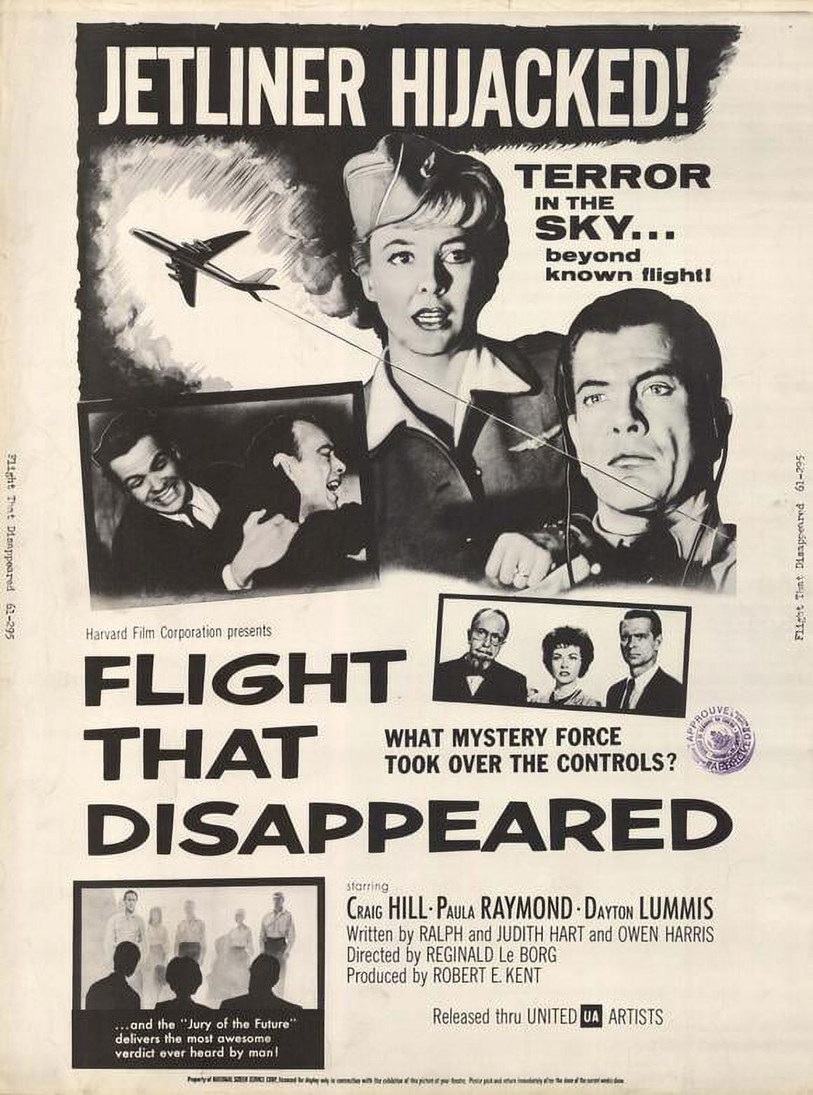 Flight That Disappeared - movie POSTER (Style B) (11" x 17") (1961 ...