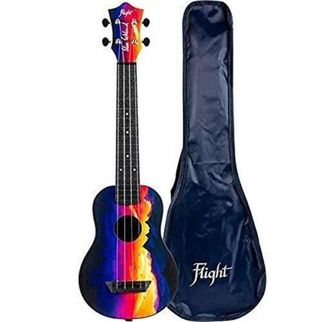 Flight Ukuleles Elise Ecklund Signature Concert Scale Soprano Travel ...