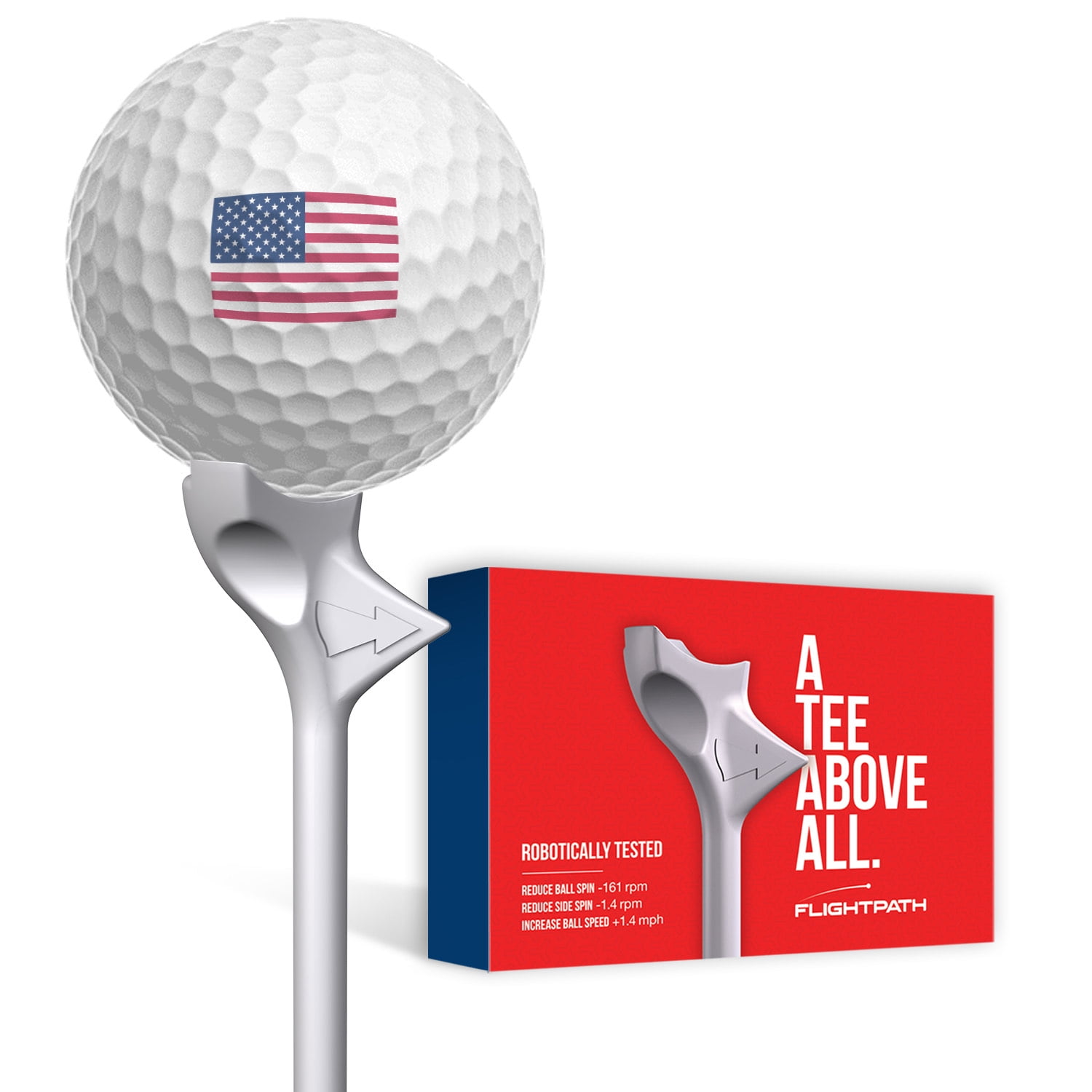 FlightPath Golf Tees - 1 Pack - Walmart.com
