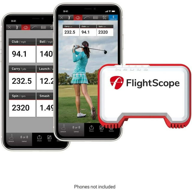FlightScope Mevo Golf Launch Monitor & Rangefinder with 3D Doppler ...