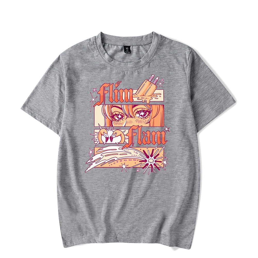 Flim Flam Merch FF Stars T-shirt New Casual Women Men Crewneck Short ...